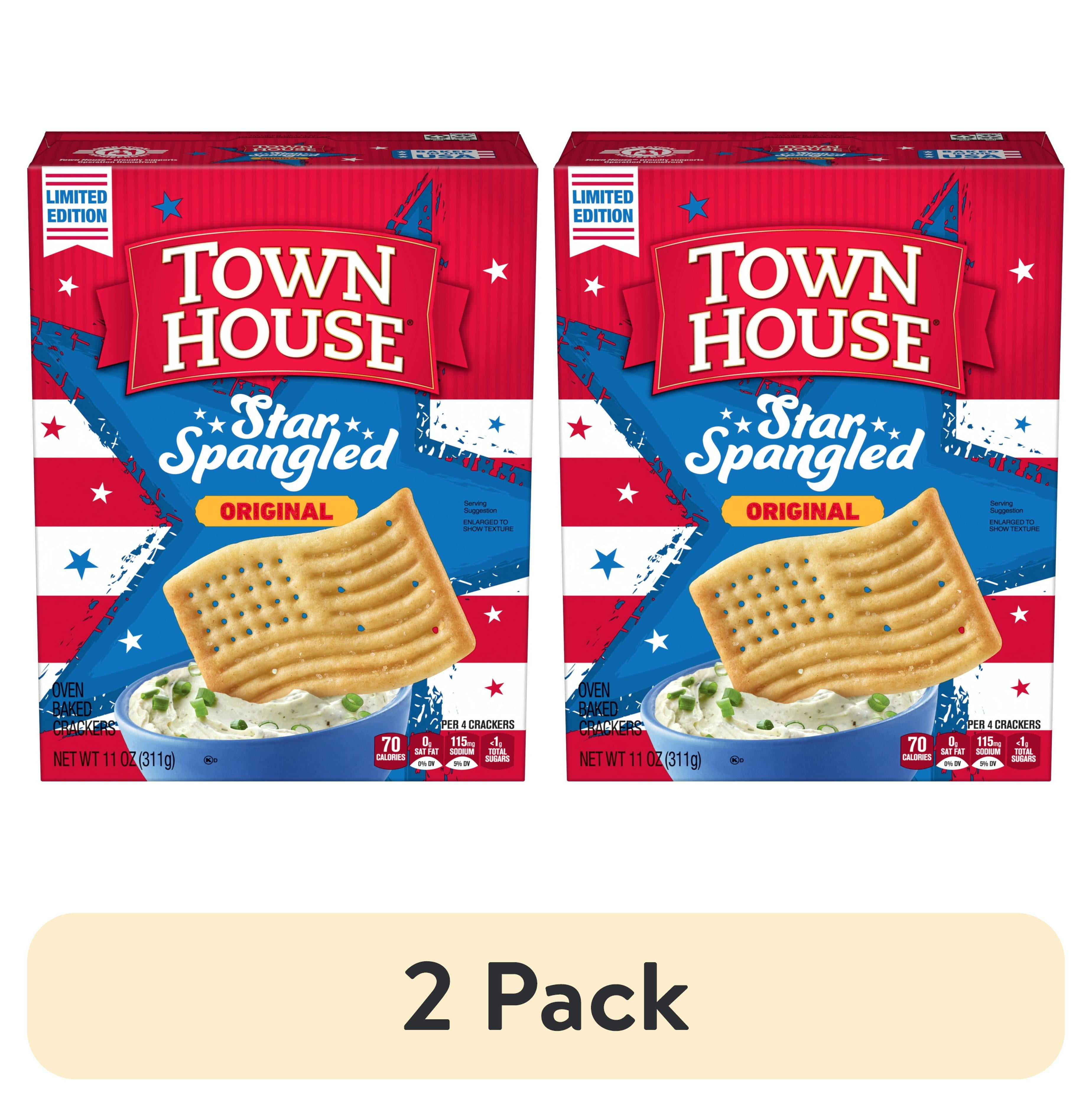 (2 pack) Town House Dippers Original Star-Spangled Crackers, Party ...