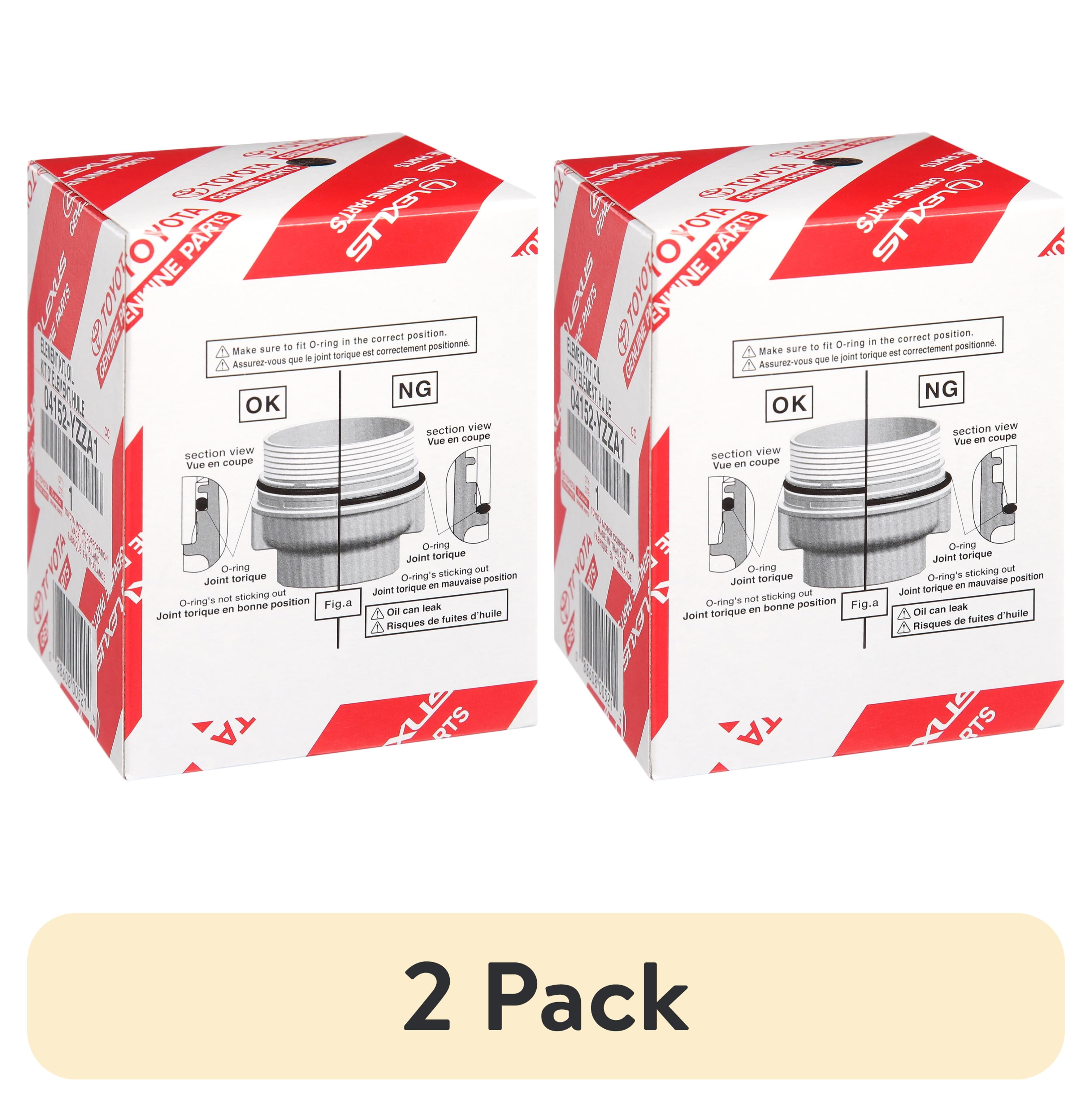 (2 pack) Toyota OE Engine Oil Filter 04152-YZZA1 0.64 Pound - Walmart.com