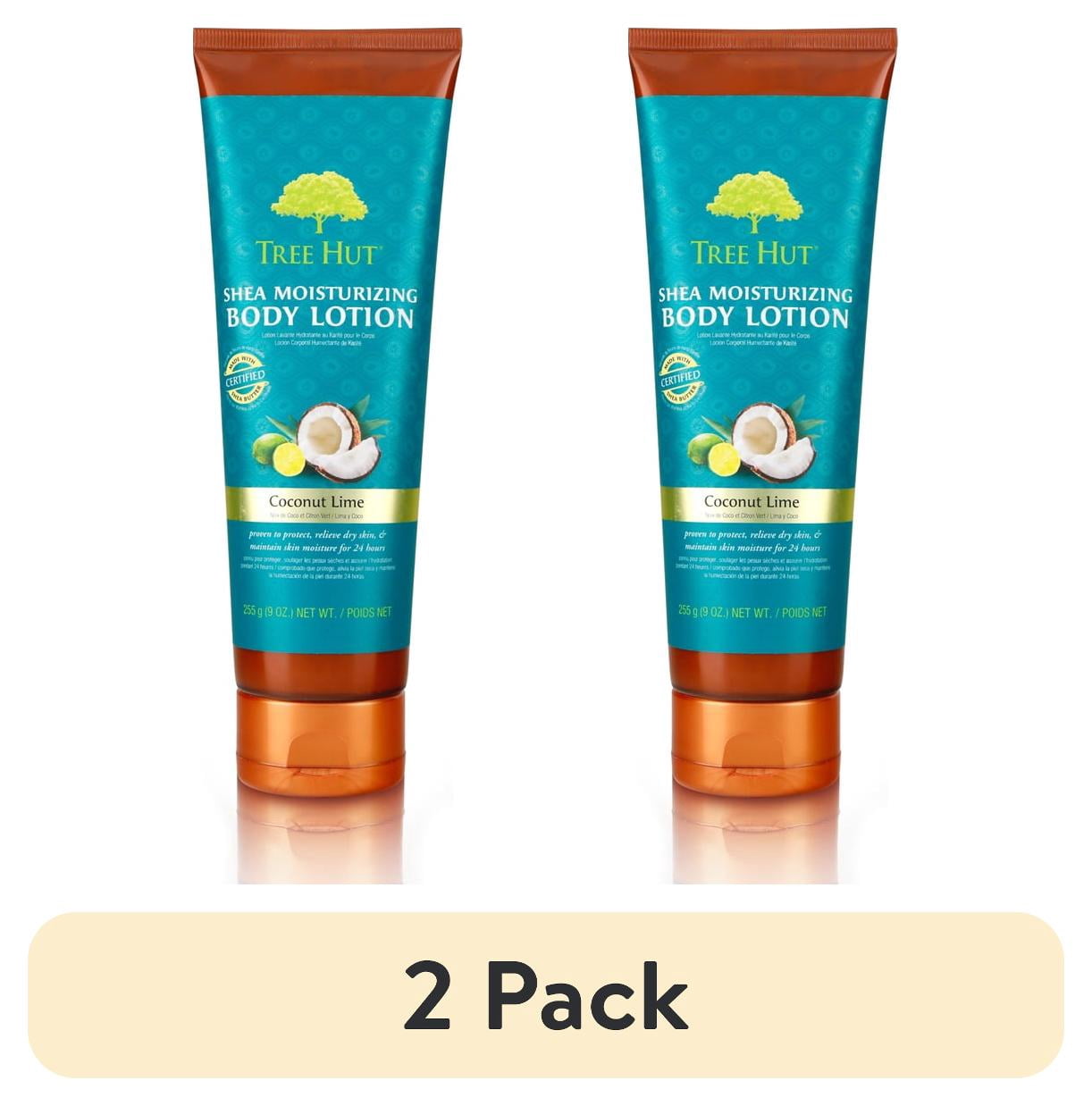 (2 pack) Tree Hut Shea Moisturizing Body Lotion, Coconut Lime, 9oz ...