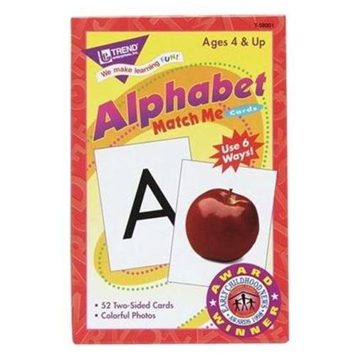 (2 pack) Trend Alphabet Match Me Flash Cards - Walmart.com