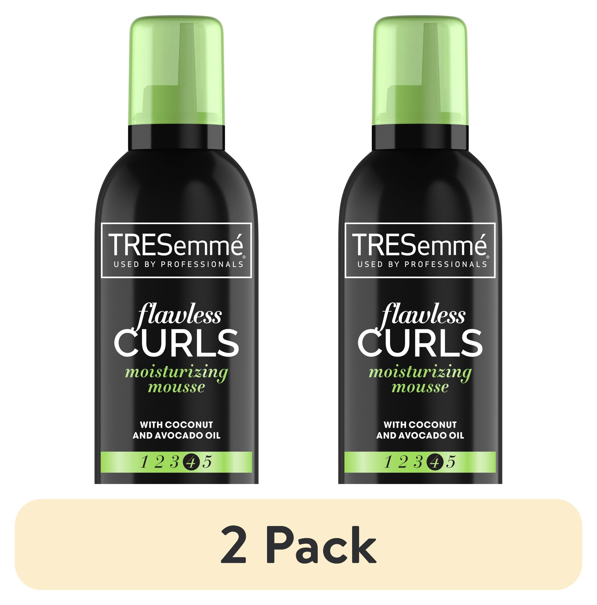 (2 pack) TRESemmé Bouncy Curls Mousse with 24H Control & Definition, 15 ...
