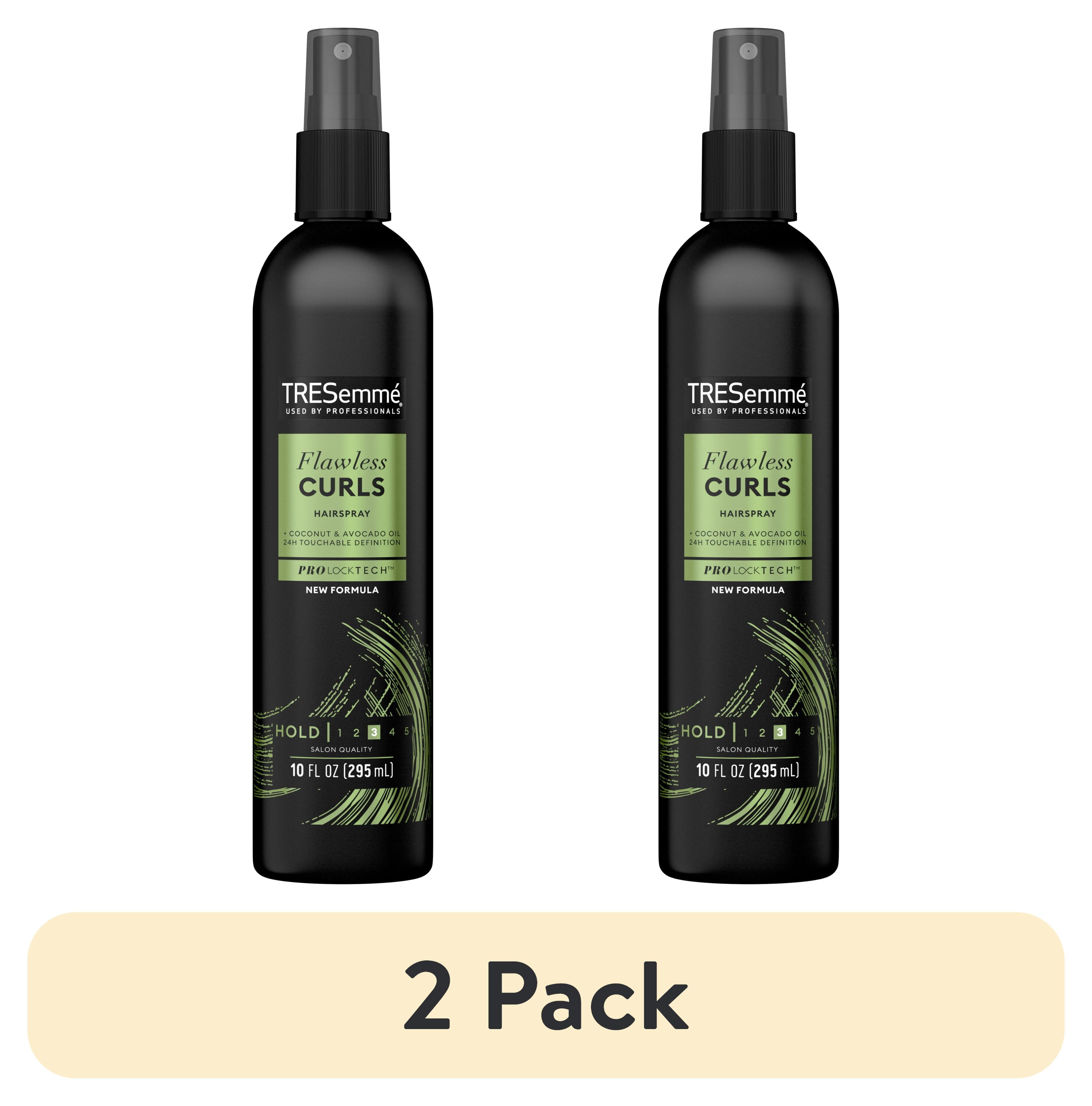 (2 pack) Tresemme Flawless Curls Women's Hairspray with Coconut and ...