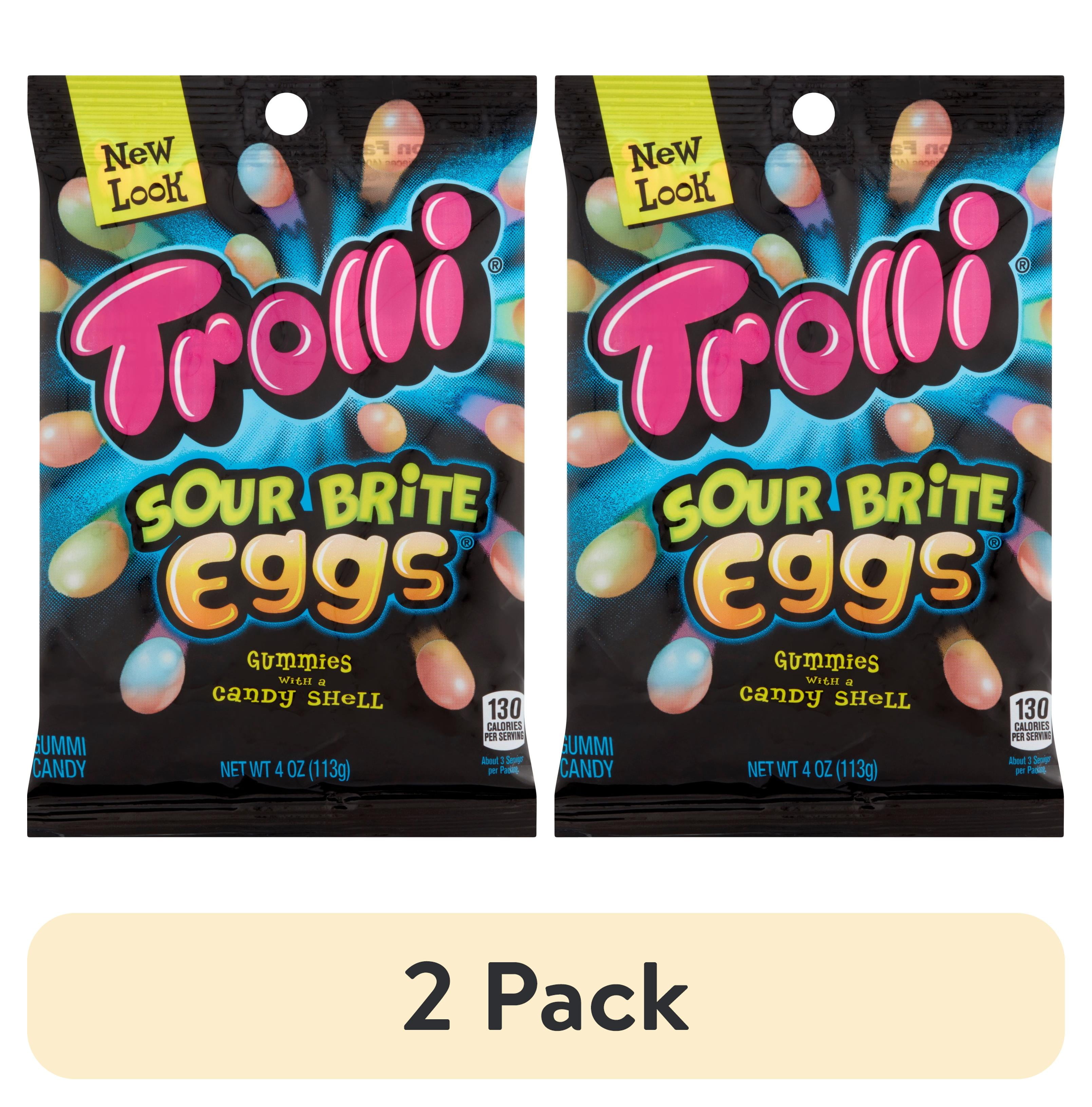 (2 pack) Trolli Sour Brite Eggs Gummi Candy 4 oz - Walmart.com