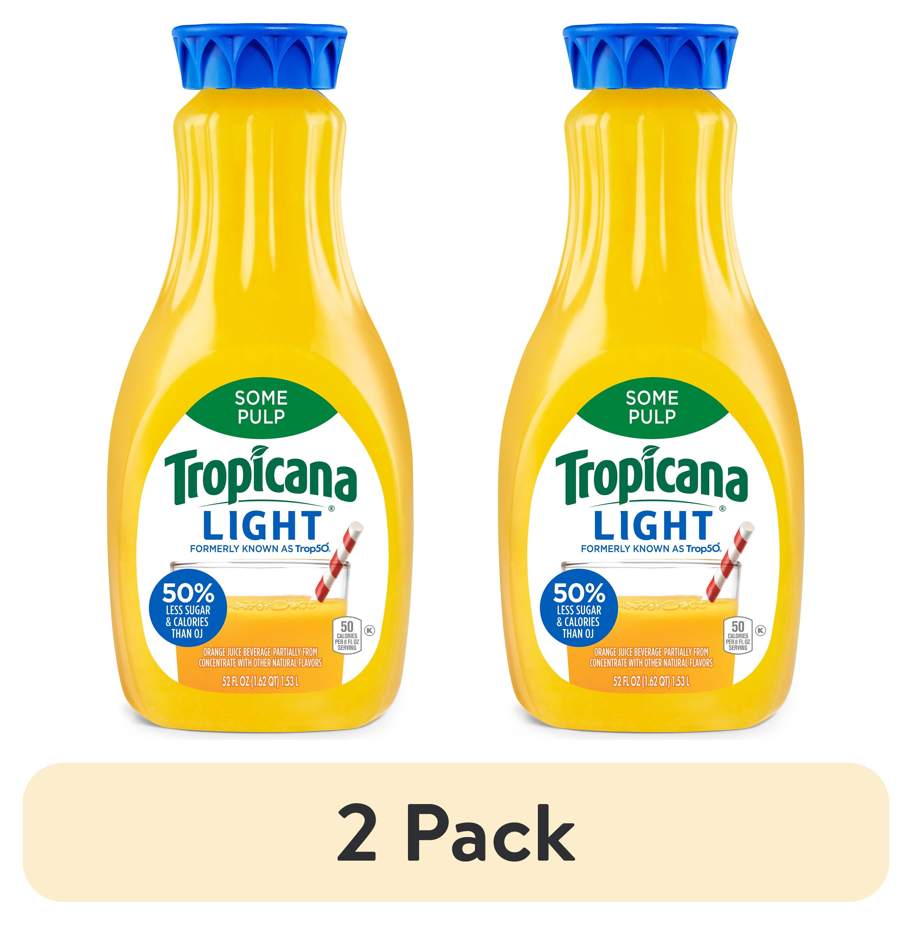 (2 pack) Tropicana Light No Artificial Sweeteners, Less Sugar Some Pulp ...
