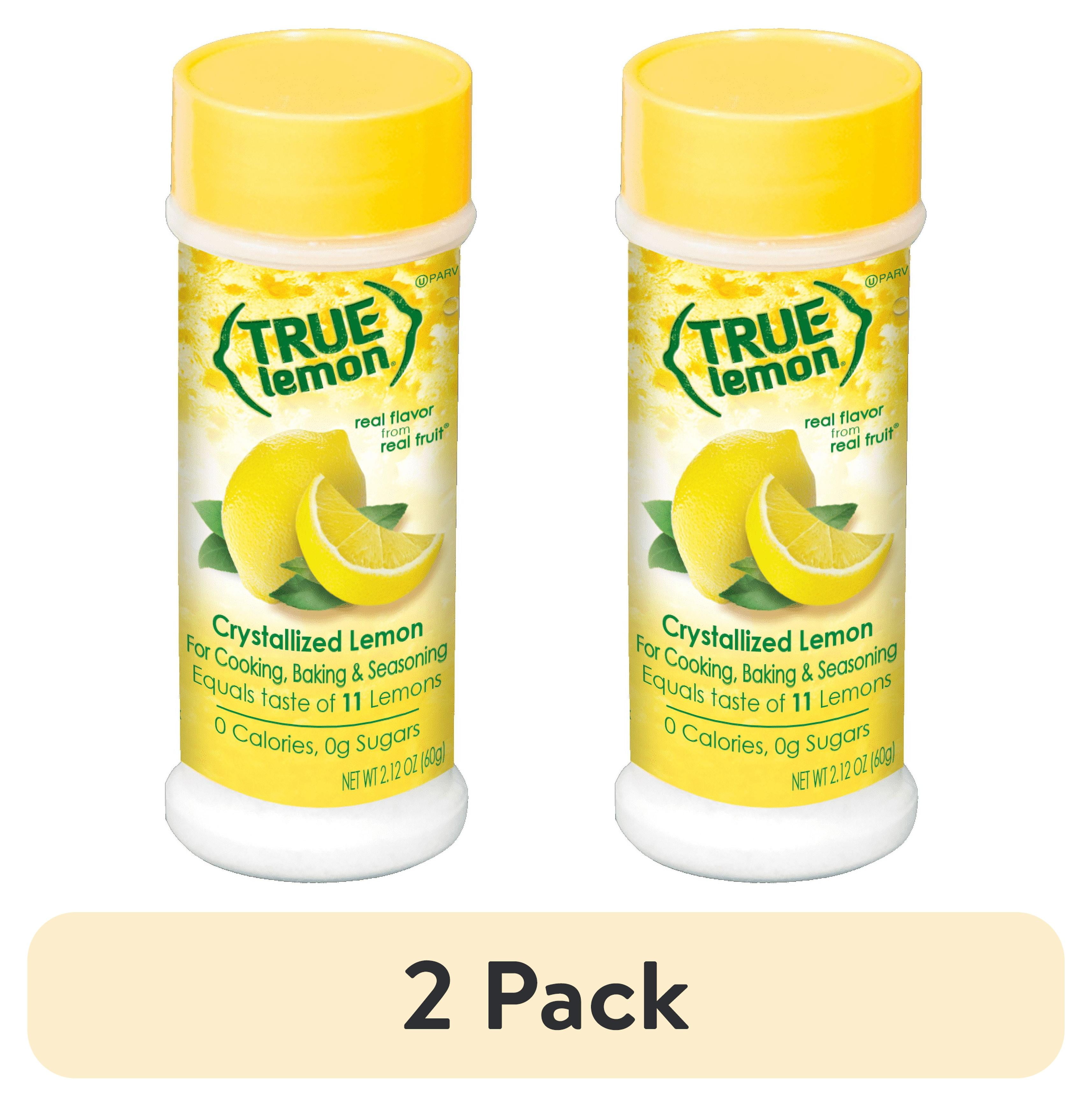 (2 pack) True Lemon Shaker Crystallized Lemon 2.12oz Spice Shaker and ...