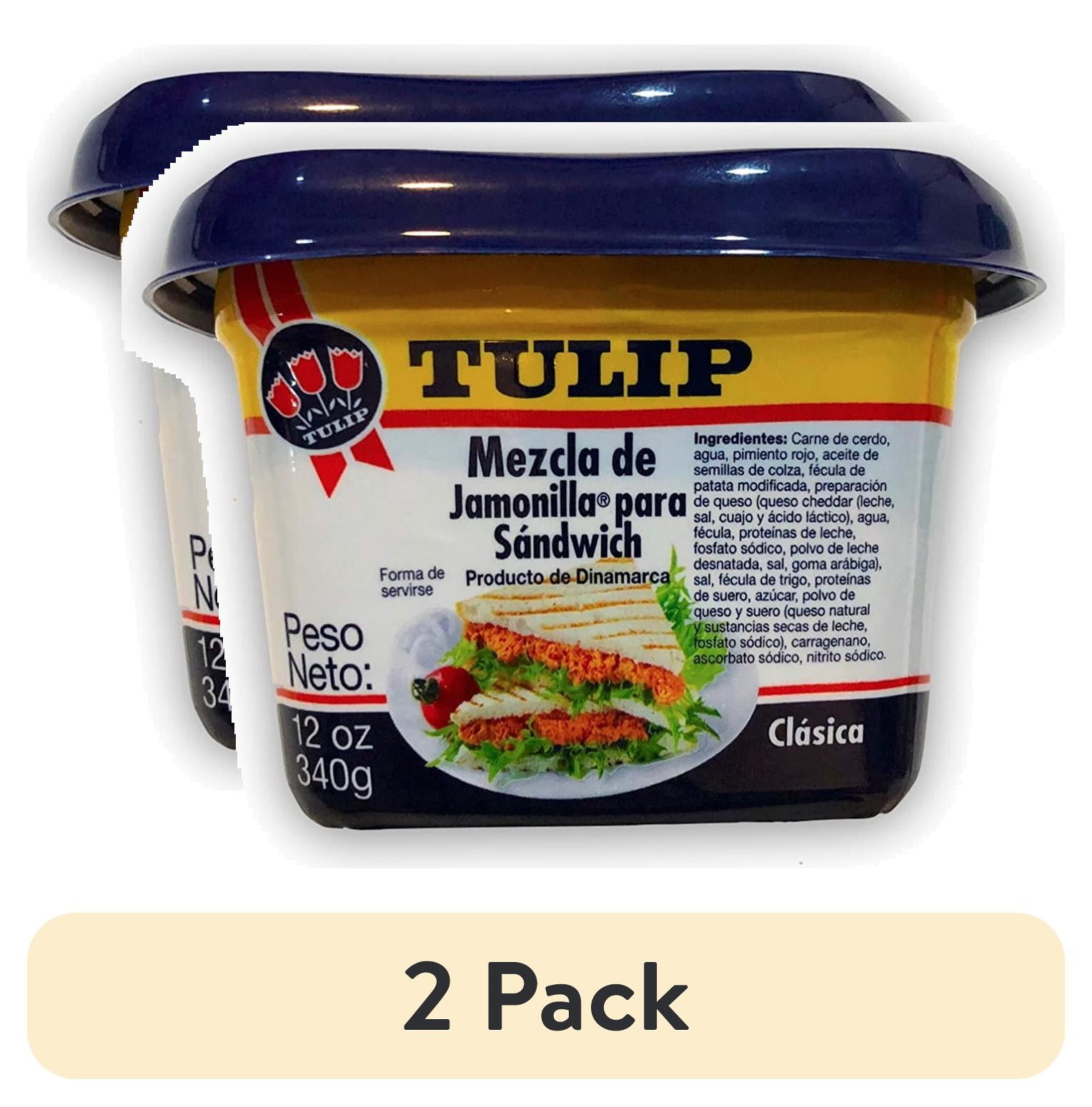 (2 pack) Tulip Mezcla Sandwich Spread, with Jamonilla, 12oz Cup ...