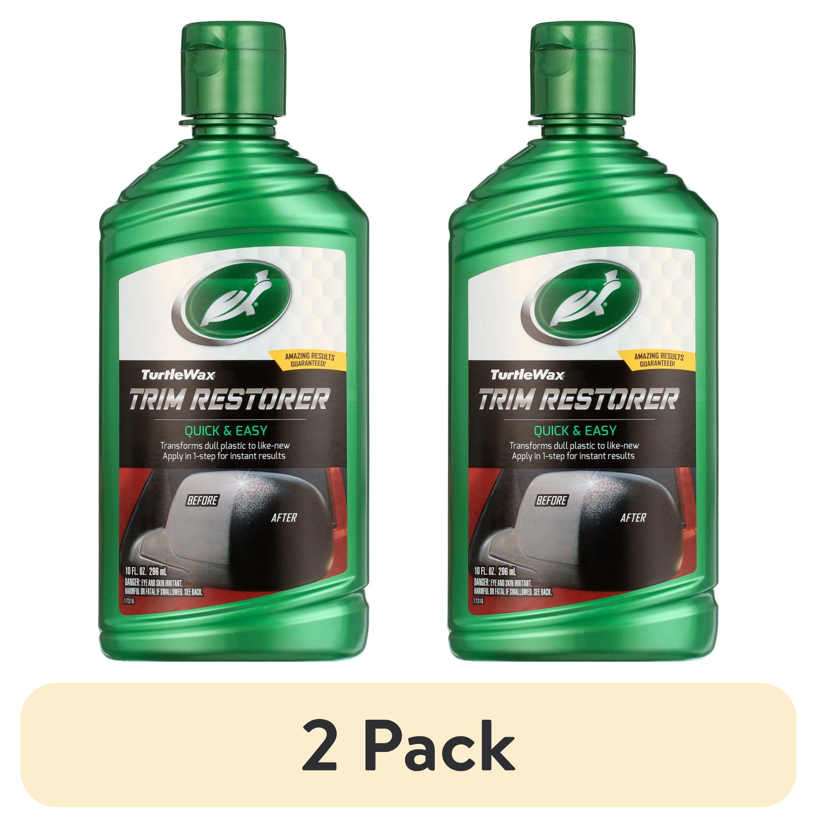(2 pack) Turtle Wax Automotive Trim And Plastic Restorer 10 fl oz ...