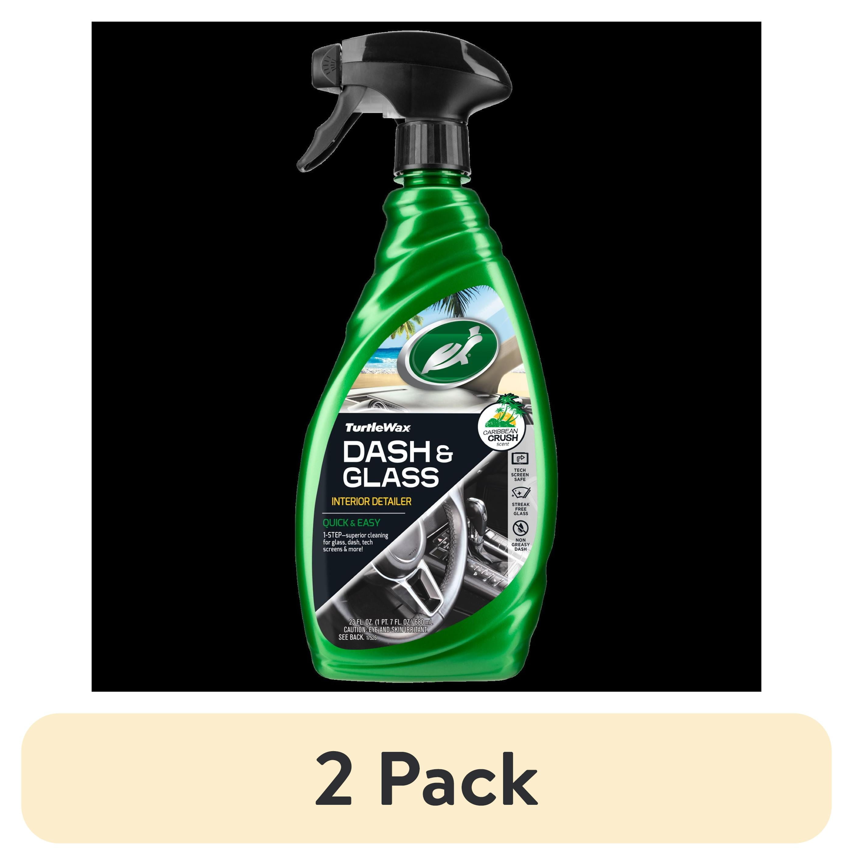 (2 pack) Turtle Wax Quick and Easy Dash and Glass Car Interior Detailer ...