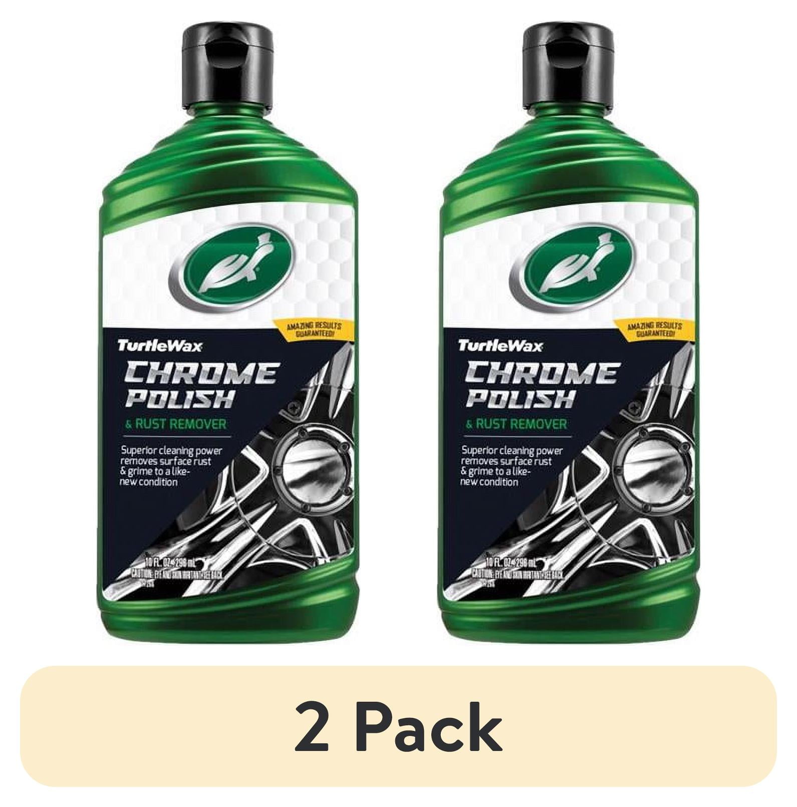 (2 pack) Turtle Wax Renew Restore Chrome Polish and Rust Remover, 10 oz ...