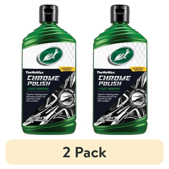 (2 pack) Turtle Wax Renew Restore Chrome Polish and Rust Remover, 10 oz ...