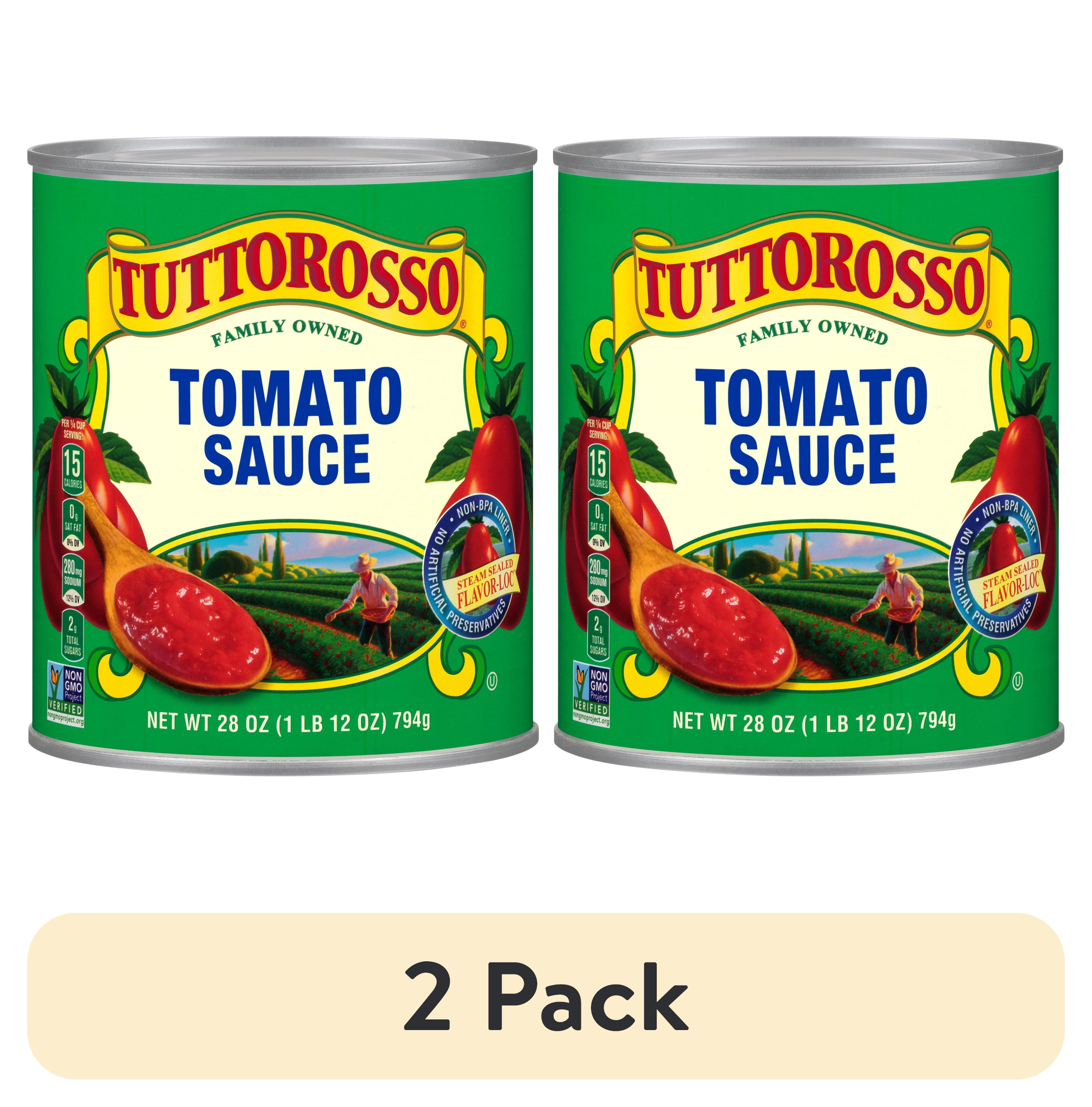 (2 pack) Tuttorosso Tomato Sauce, 28 oz Can - Walmart.com