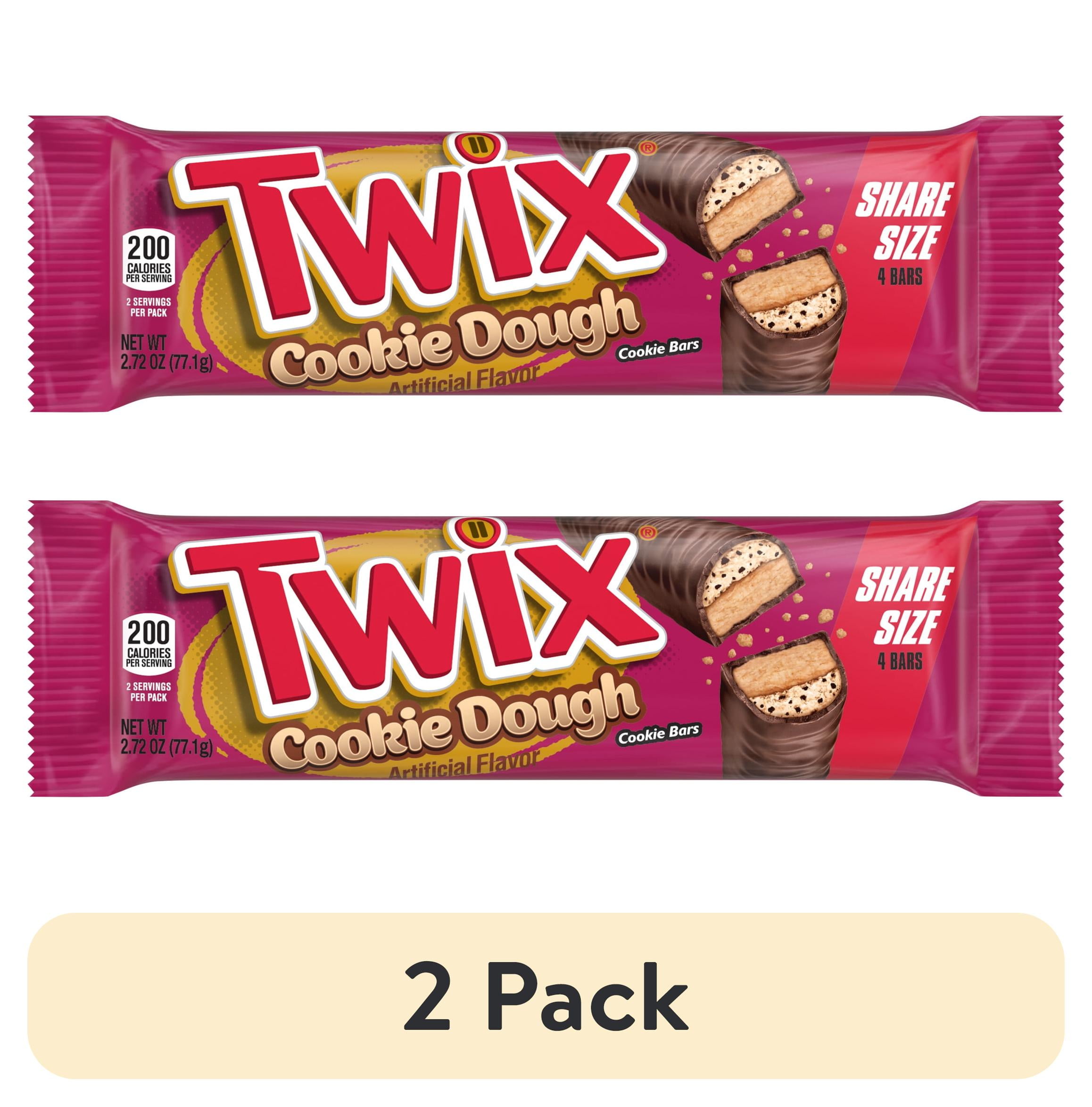 (2 pack) Twix Cookie Dough Milk Chocolate Bars, Share Size - 2.72 oz ...