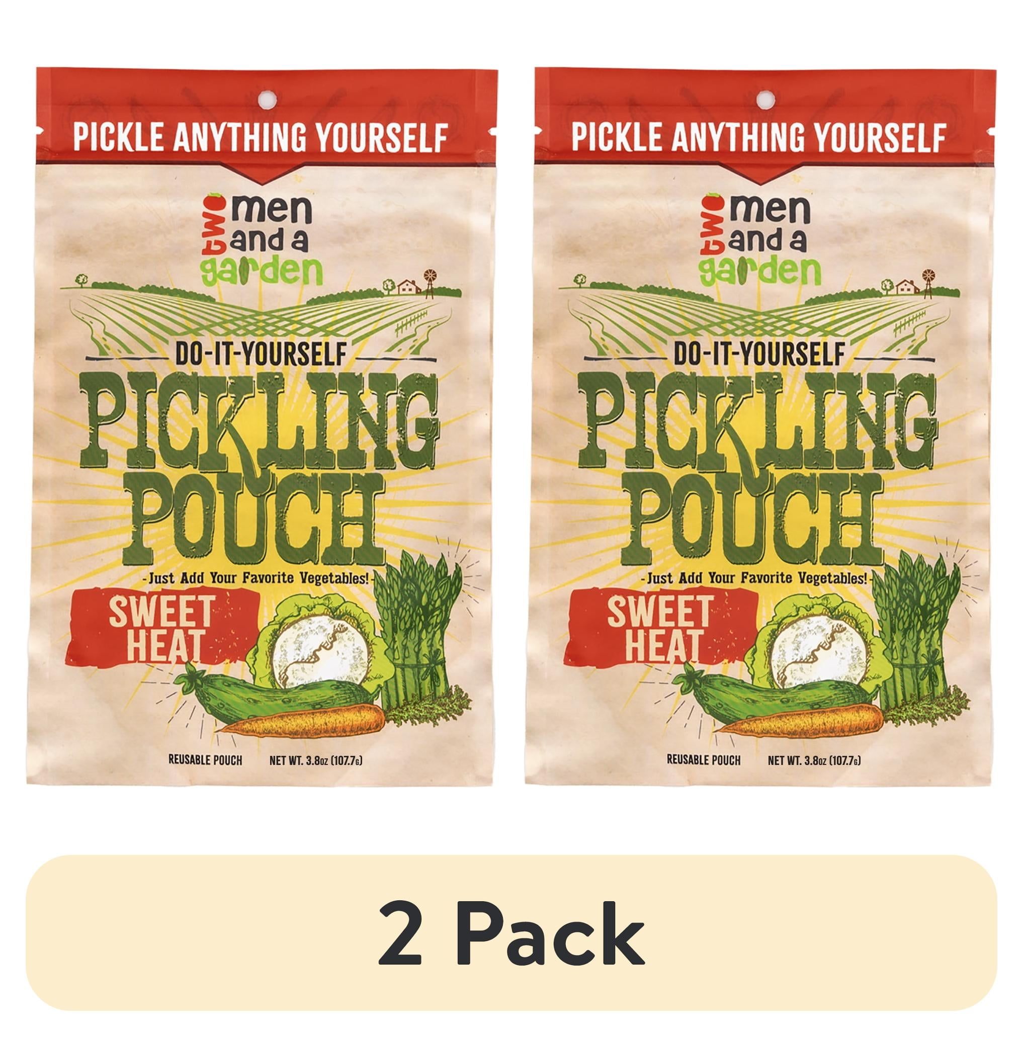 (2 pack) Two Men and a Garden, Sweet Heat Pickling Pouch, 3.8oz (108g.) pouch, 1 Count - Walmart.com