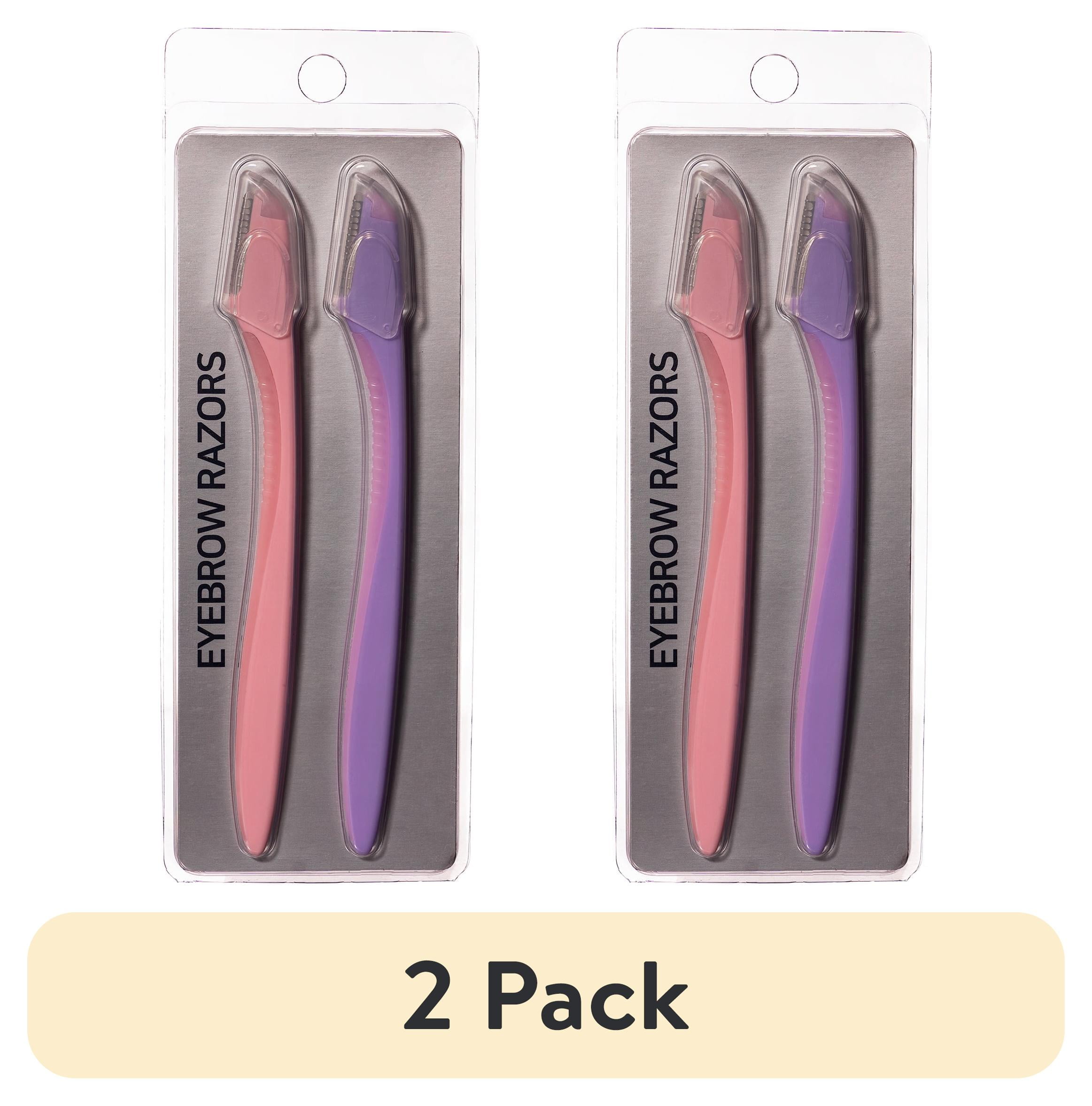 (2 pack) Two pack eyebrow razor on clip strip (Available in a pack of ...