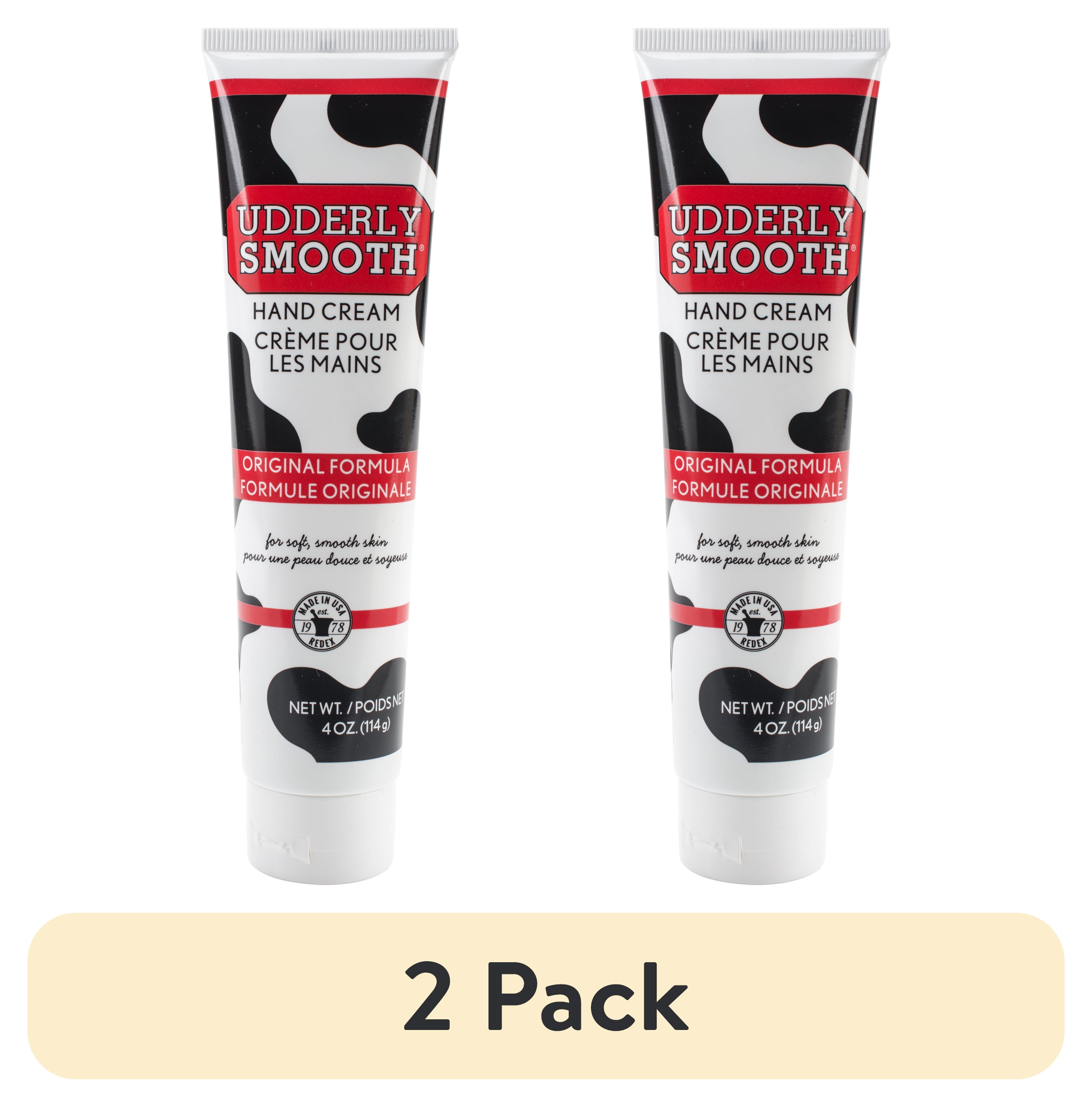 (2 pack) Udderly Smooth Hand Cream 4 oz - Walmart.com
