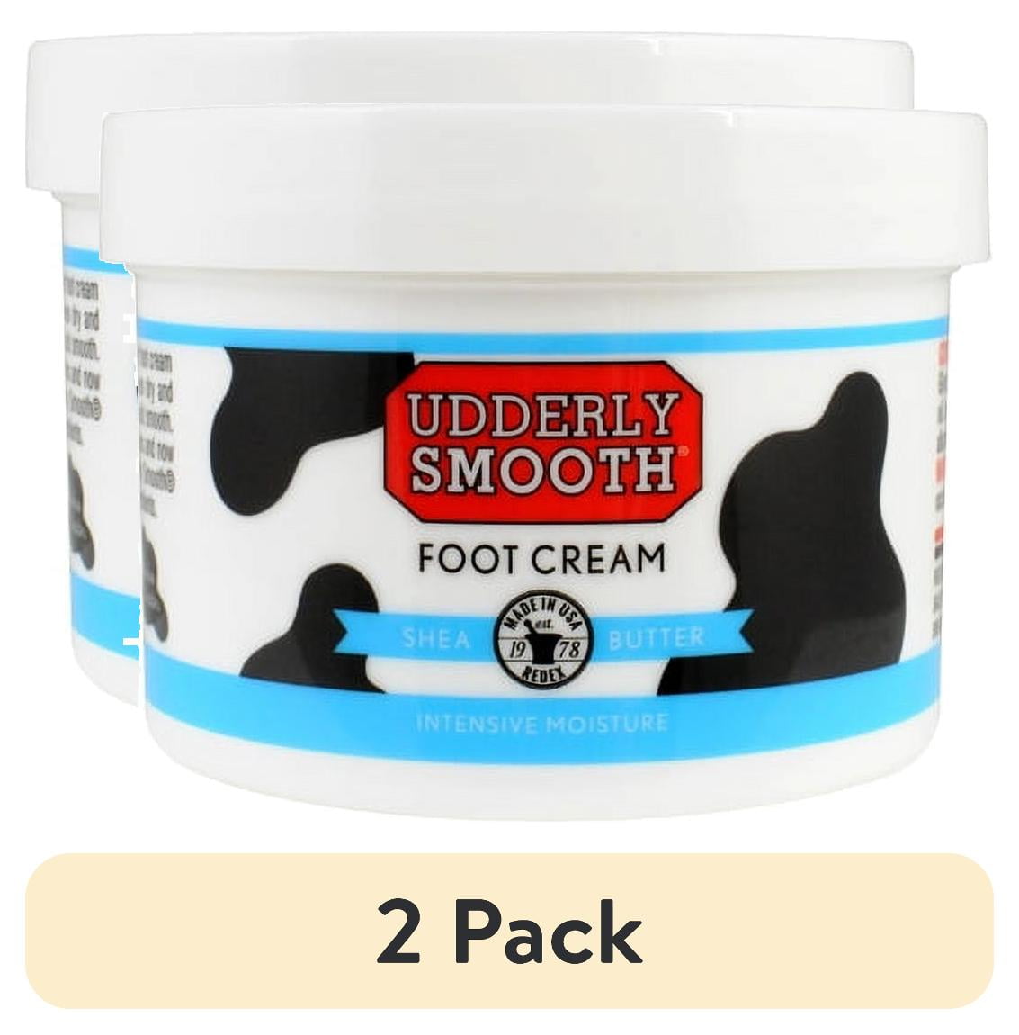 (2 pack) Udderly Smooth Shea Butter Foot Cream Moisturizing Lotion for ...