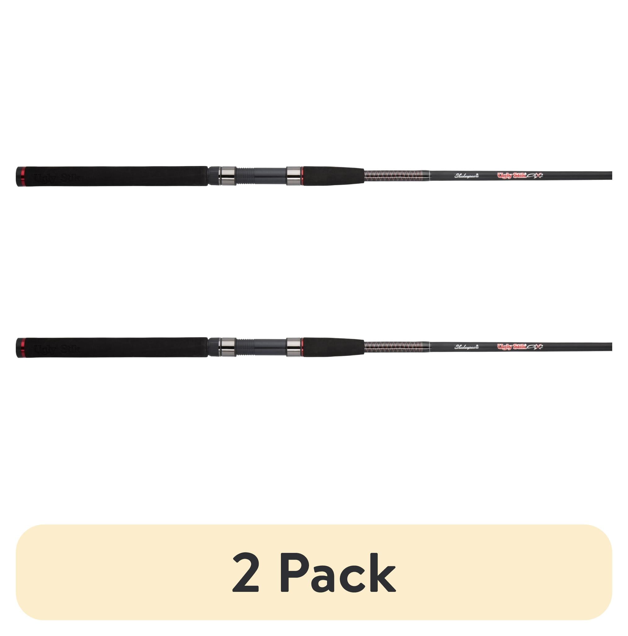 (2 pack) Ugly Stik GX2™ Spinning Rod, 6'6" Medium Heavy Fishing Rod ...