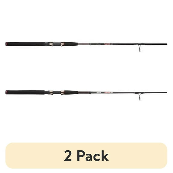 (2 pack) Ugly Stik 6’6” GX2 Spinning Rod, Two Piece Spinning Rod ...