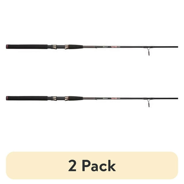 (2 pack) Ugly Stik 6’6” GX2 Spinning Rod, Two Piece Spinning Rod ...