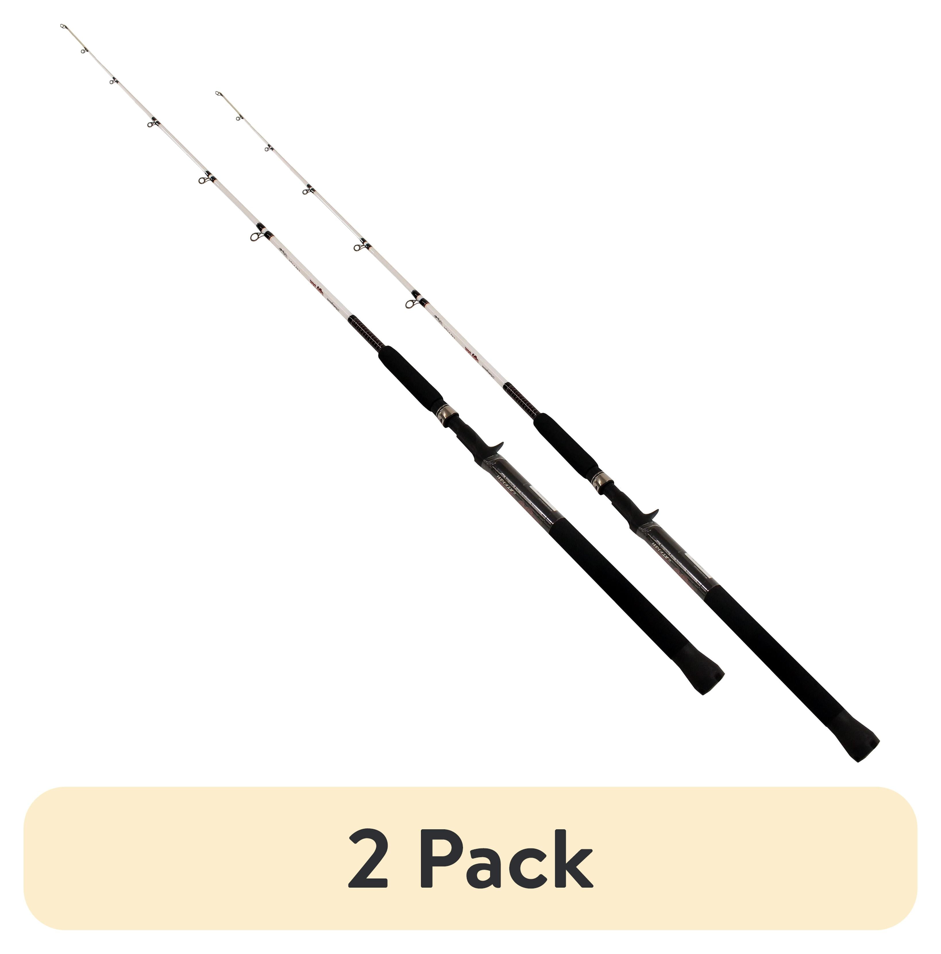 (2 pack) Ugly Stik Catfish Spinning Rods, 7' Medium Heavy Fishing Rod ...