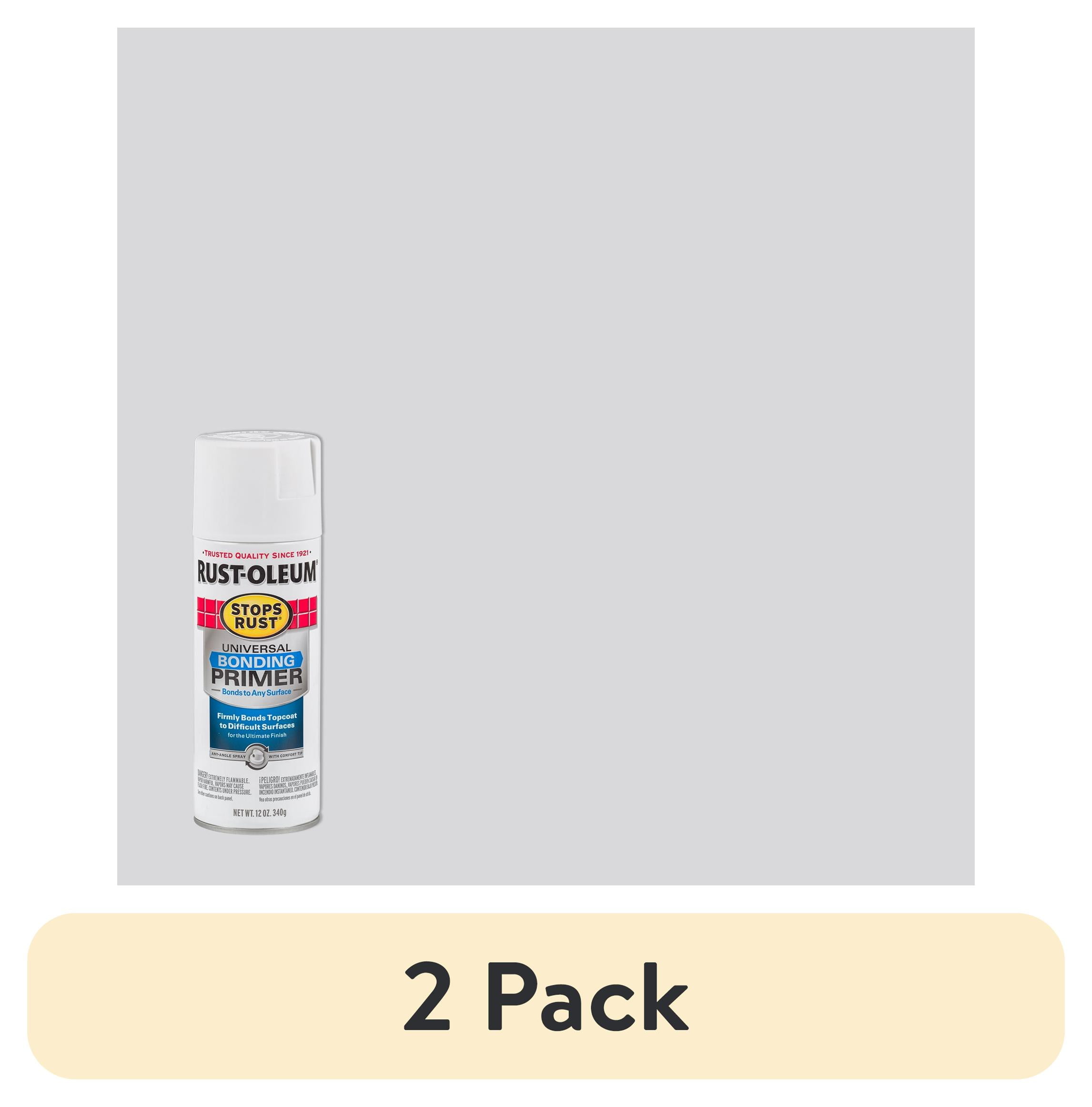(2 pack) Universal Bonding Primer, Rust-Oleum Stops Rust Primers Spray ...
