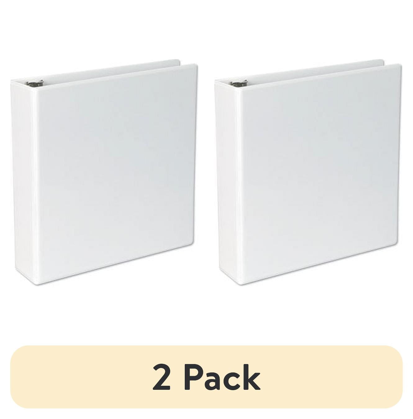 (2 pack) Universal One™ Slant-Ring Economy View Binder - Walmart.com