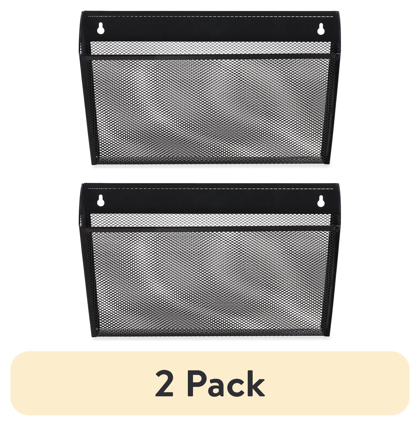 (2 pack) Universal UNV20026 14 in. x 3.1 in. x 8.2 in. Metal Mesh Wall ...