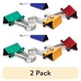 (2 pack) Universal UNV31027 Binder Clips with Storage Tub - Mini ...