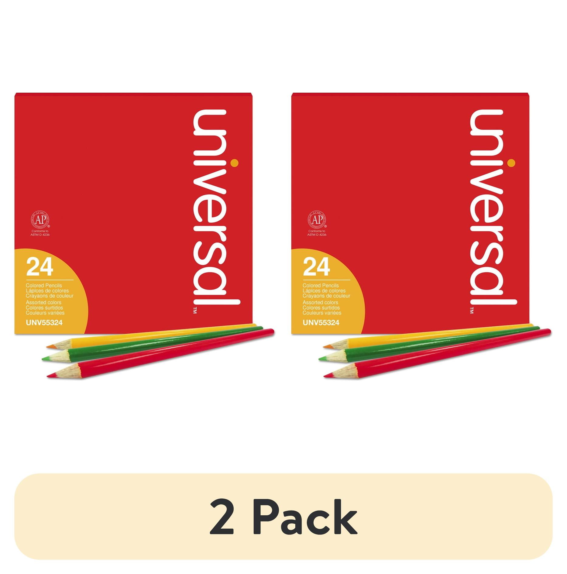 (2 pack) Universal Colored Pencil - Walmart.com