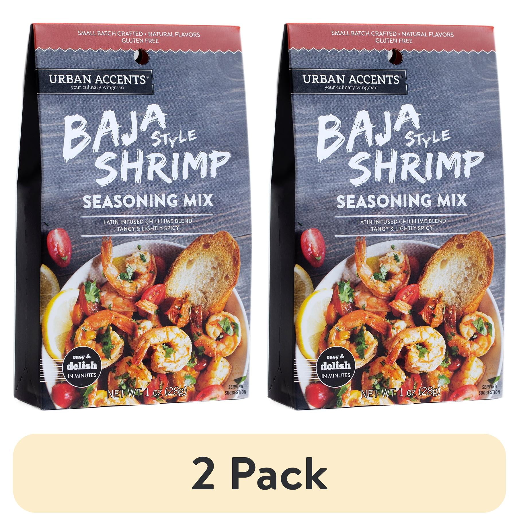 (2 pack) Urban Accents Baja Shrimp Main Dish Seasoning Mix 1 oz ...