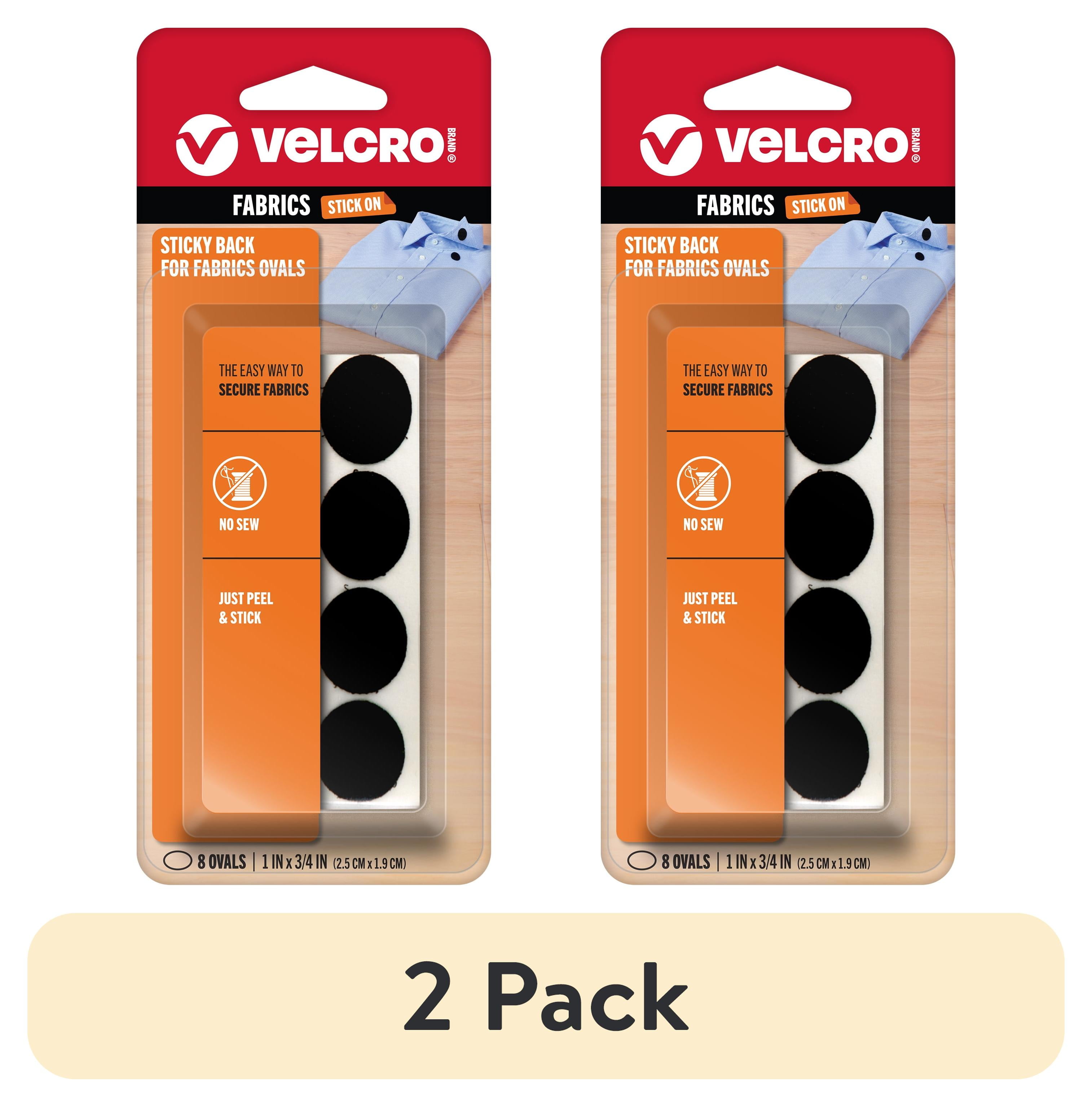 (2 pack) VELCRO Brand Sticky Back Hook & Loop Fasteners | Permanent ...