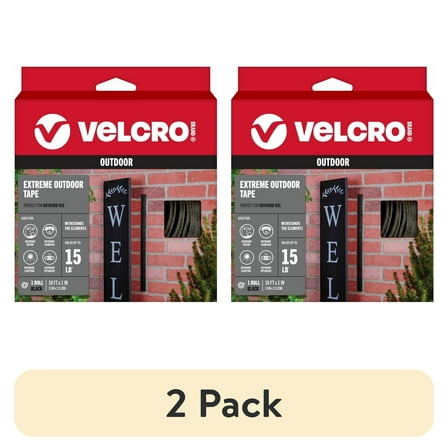 VELCRO Brand Industrial Strength, 15' x 2" Tape, Black - Walmart.com