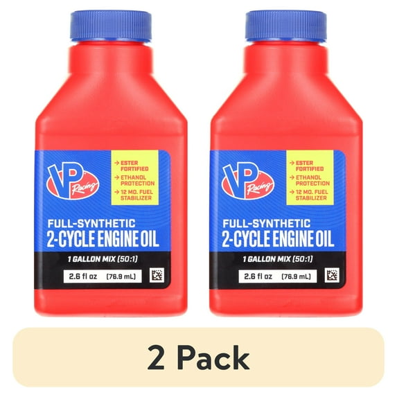 (2 pack) VP Racing Outdoor Power Equipment 2-Cycle Full Synthetic Small ...