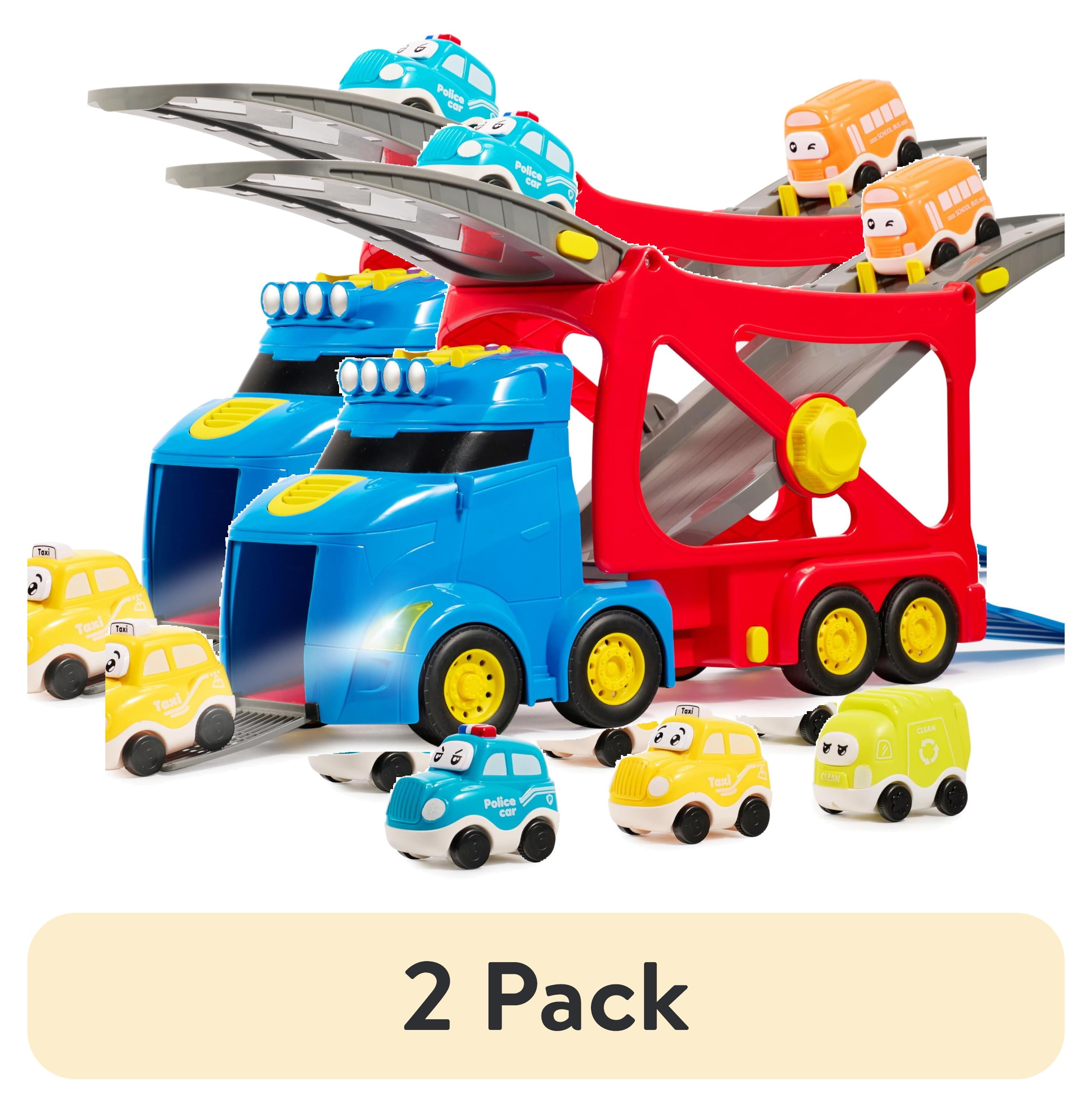 (2 pack) VROOMIX by JOYIN 3-Layer Extra Large Construction Truck Toys ...