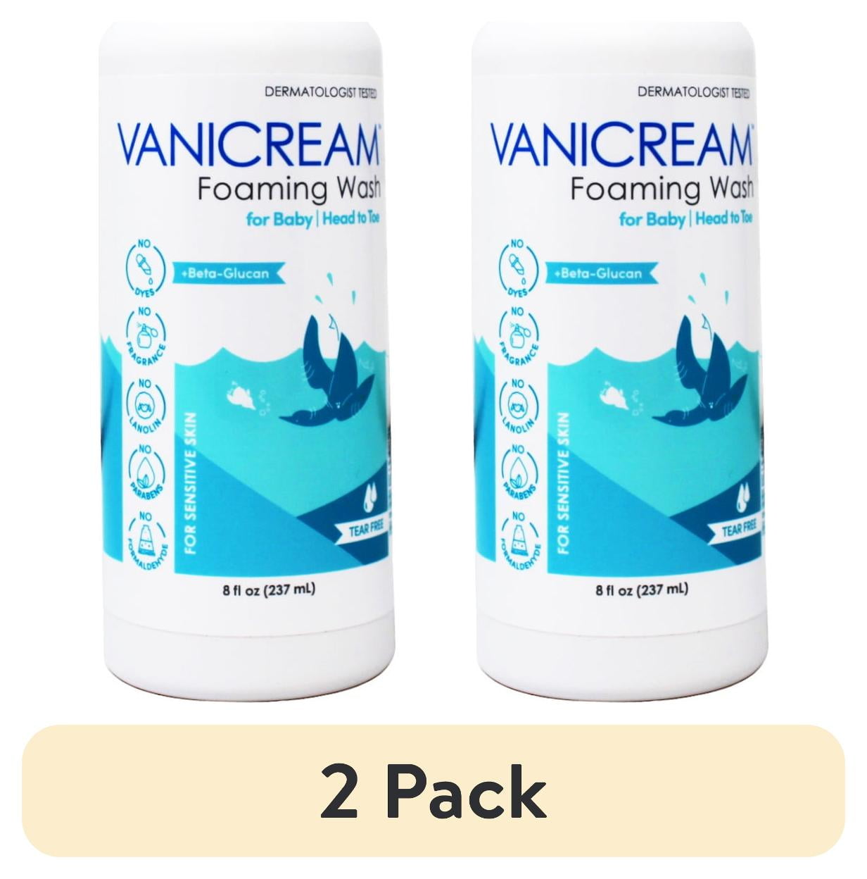 (2 pack) Vanicream Foaming Wash, For Baby, Sensitive Skin, Tear Free, 8 ...