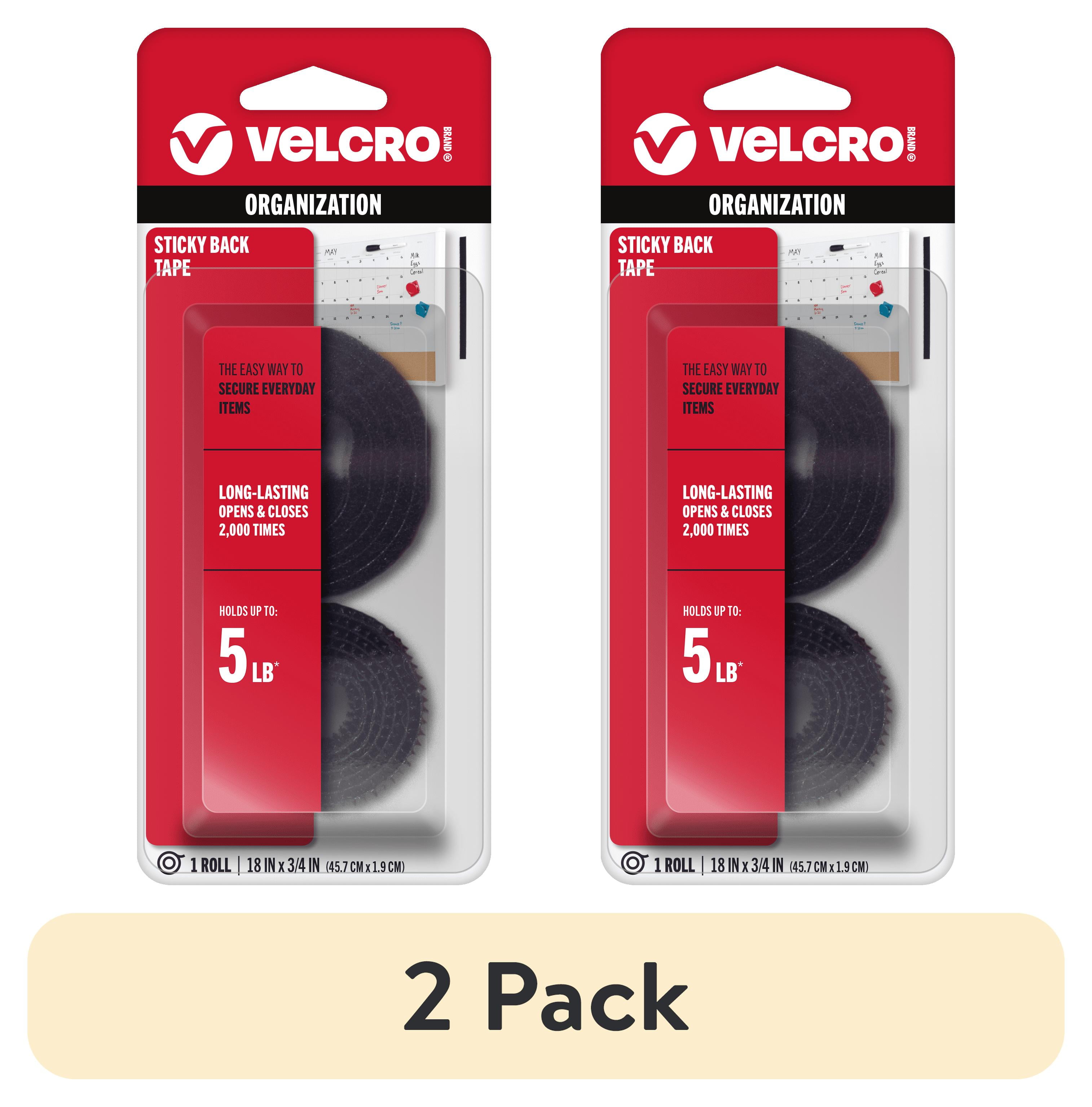 (2 pack) VELCRO Brand Sticky Back Hook and Loop Fasteners – Peel and ...