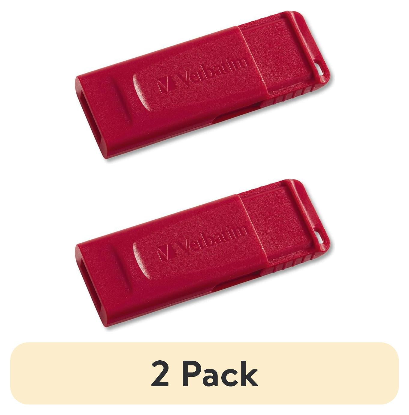 (2 pack) Verbatim 4GB Store 'n' Go USB Flash Drive - Red VER95236 ...