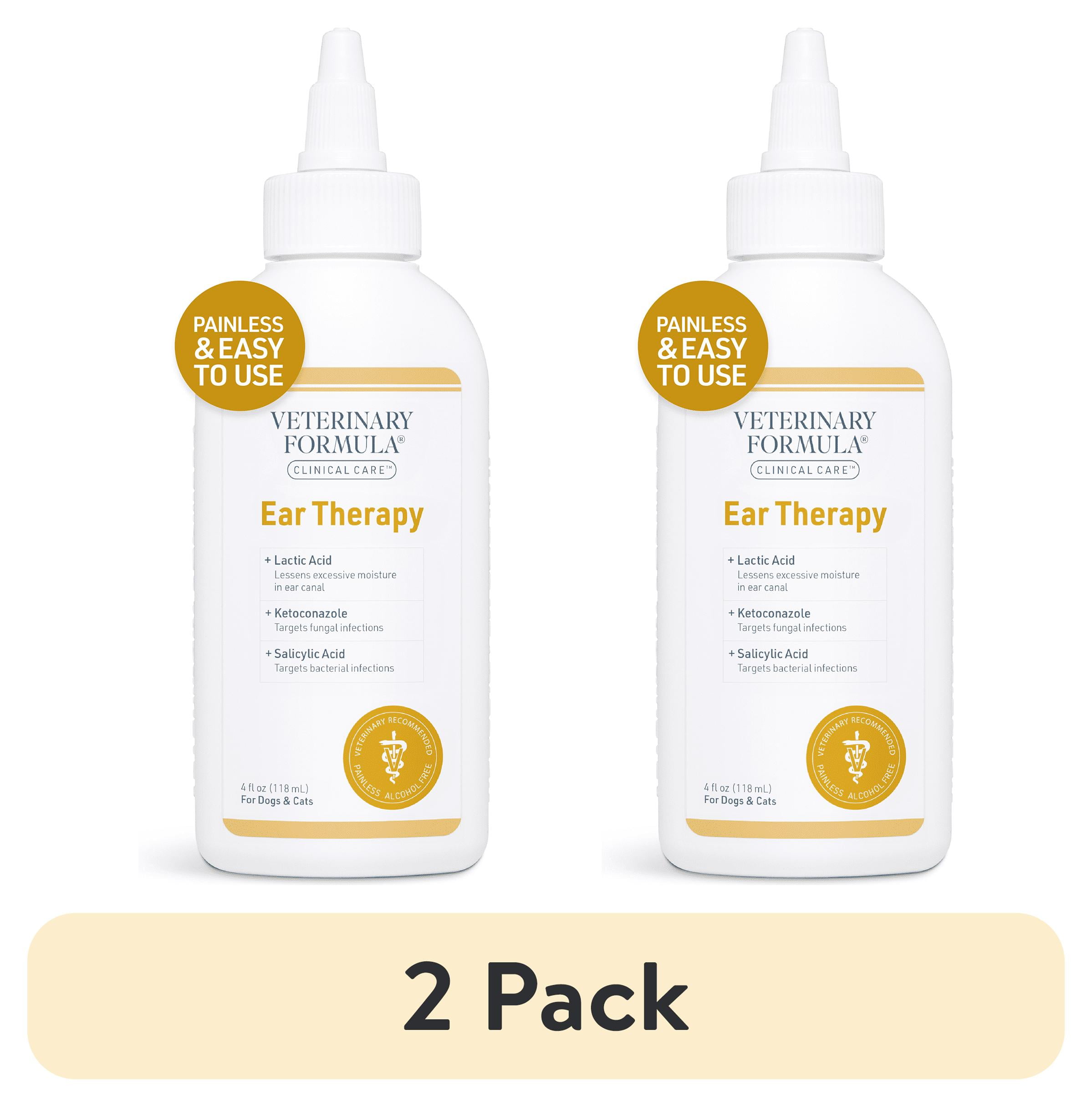 (2 pack) Veterinary Formula Clinical Care Ear Therapy for Dogs and Cats ...