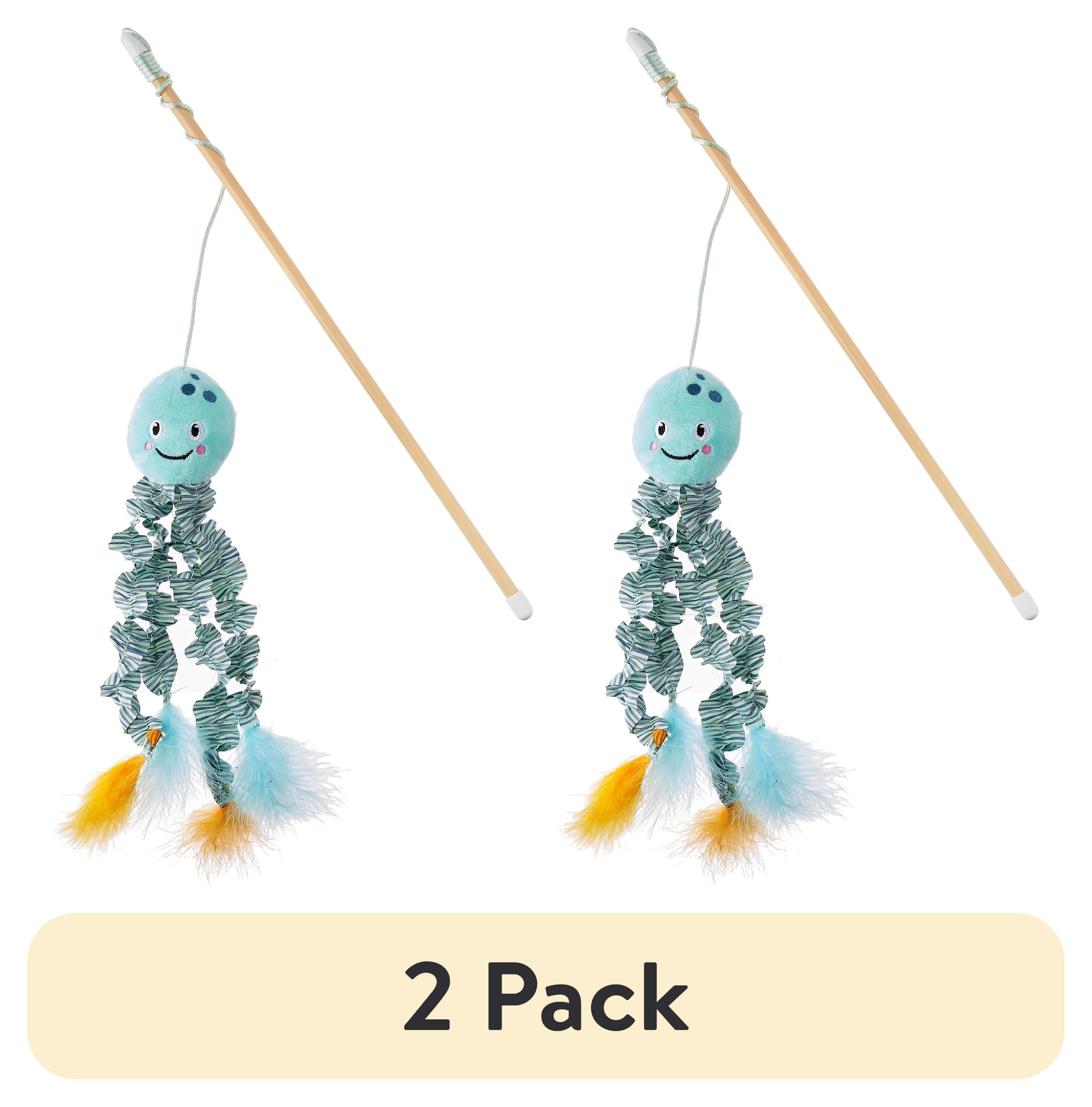 (2 pack) Vibrant Life Cat Toy - Jellyfish Teaser with Catnip - Walmart.com