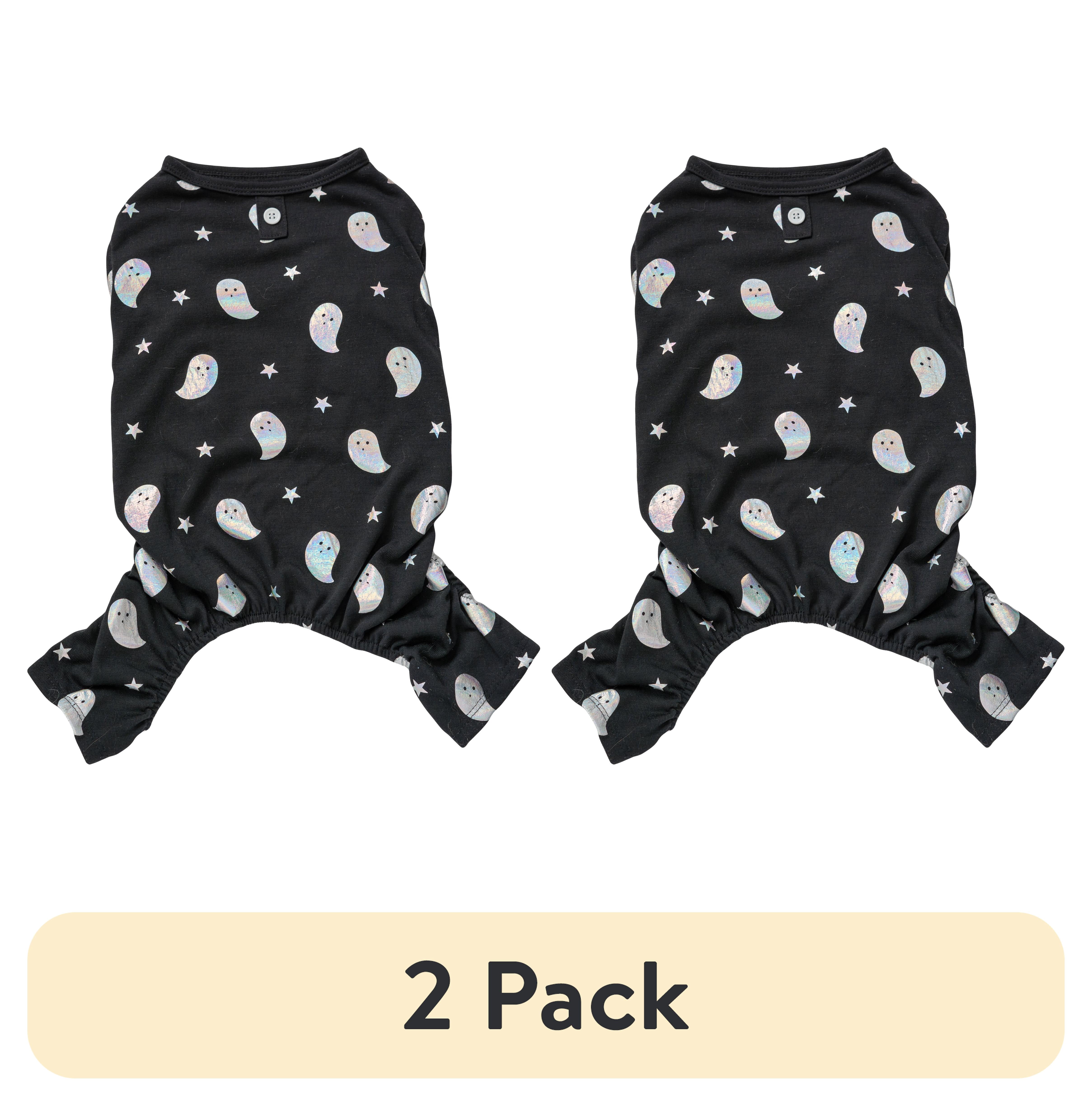 (2 pack) Vibrant Life, Dog and Cat Clothes, Ombre Ghost Halloween Pet ...