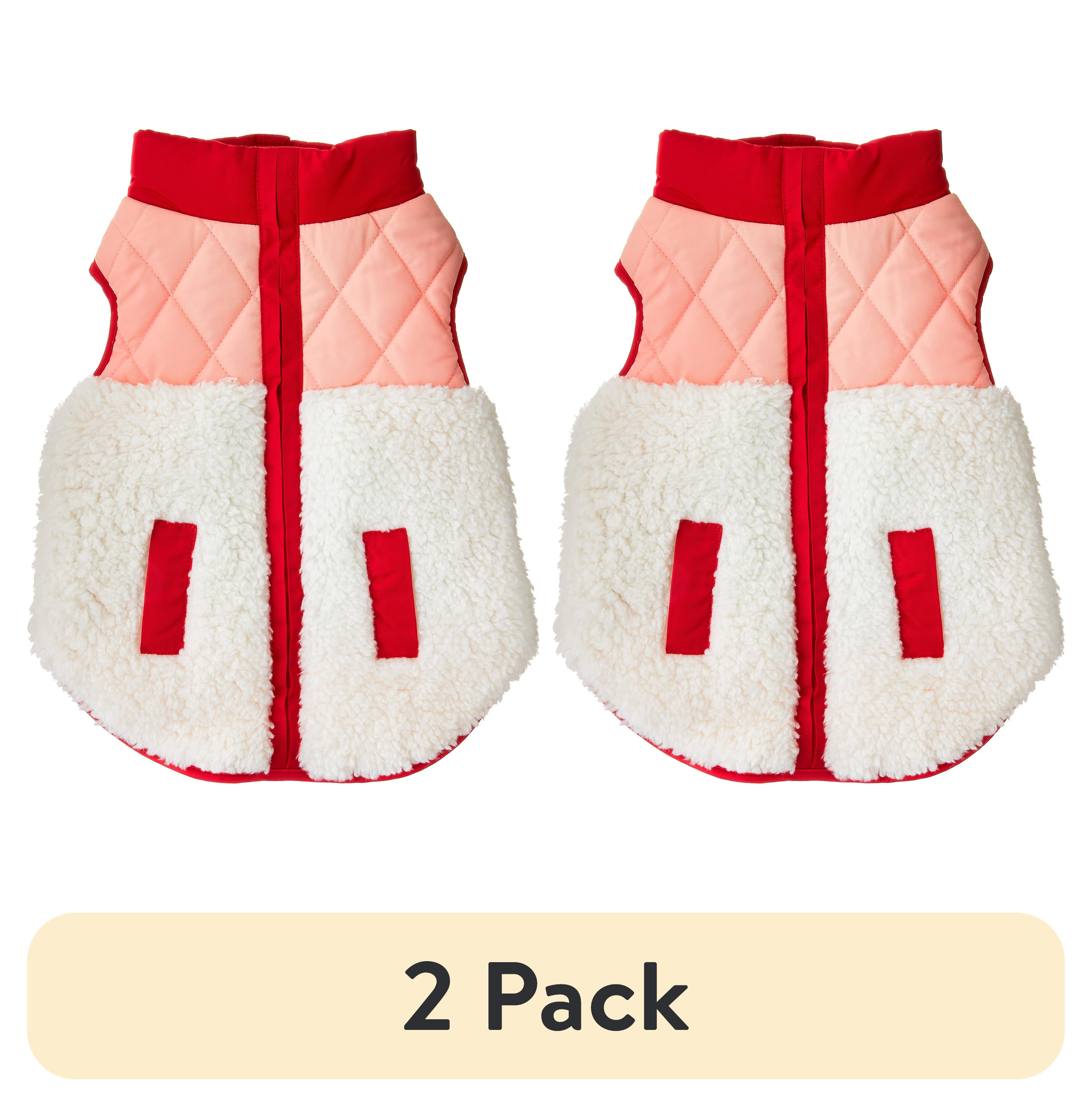 (2 pack) Vibrant Life Dog and Cat Clothes, Sherpa Contrast Yoke Pet ...