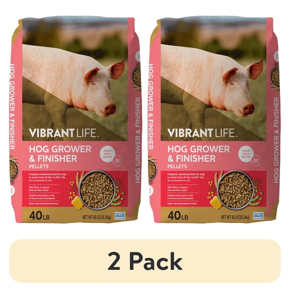 Vibrant Life Goat Grower and Finisher Pellets, 40 lb Bag, Complete ...