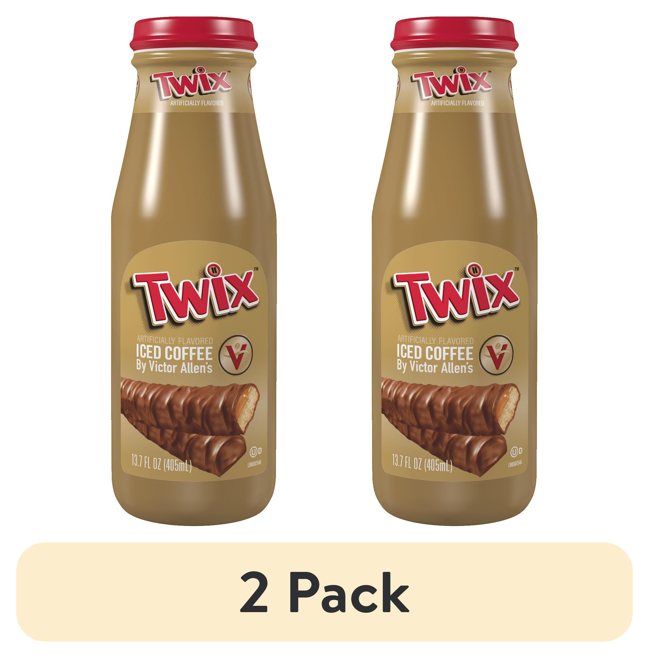 (2 pack) Victor Allen's Coffee Twix Iced Coffee Latte, Ready to Drink ...