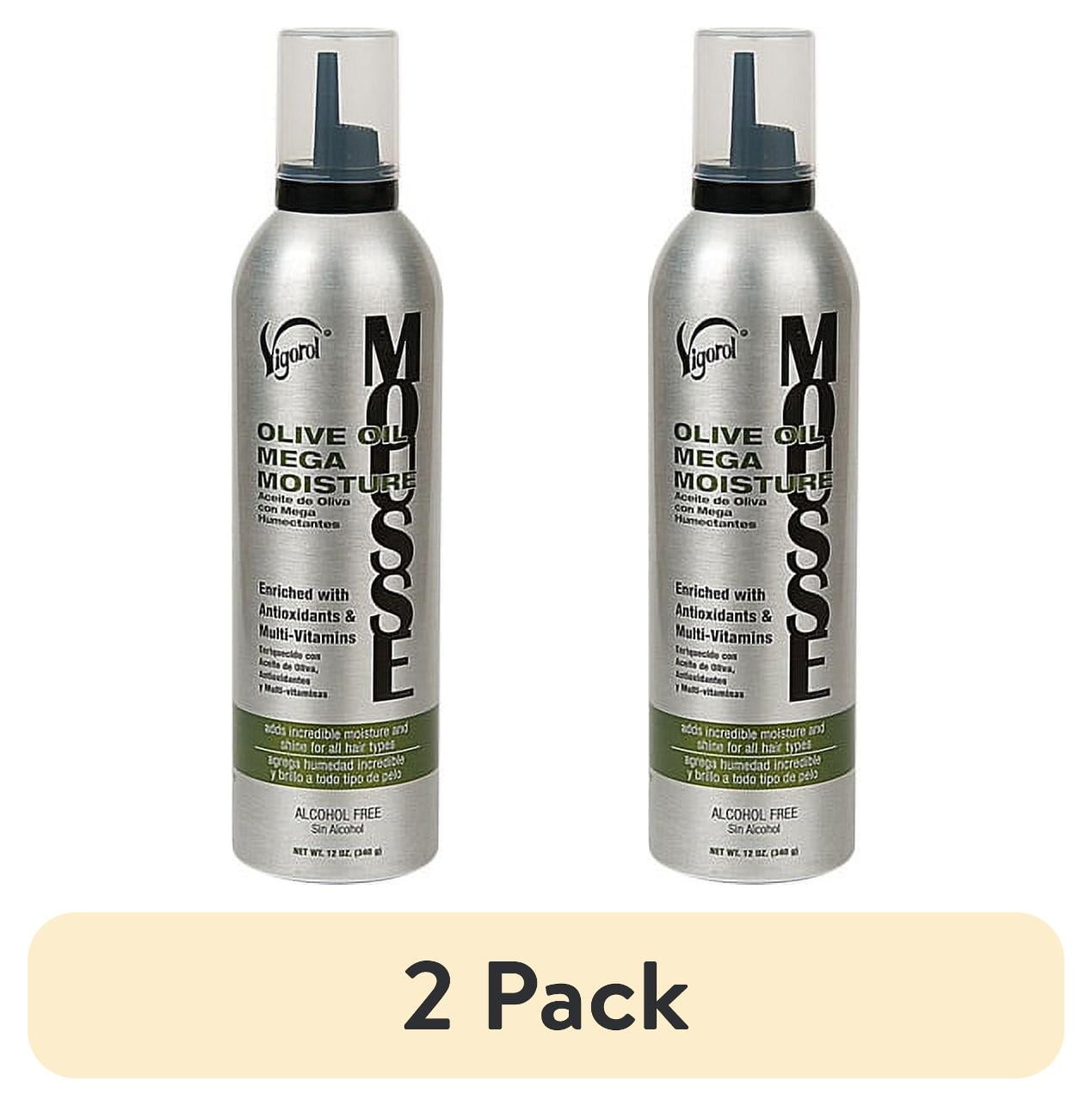 (2 pack) Vigorol Olive Oil Mega Moisture Hair Styling Mousse ...