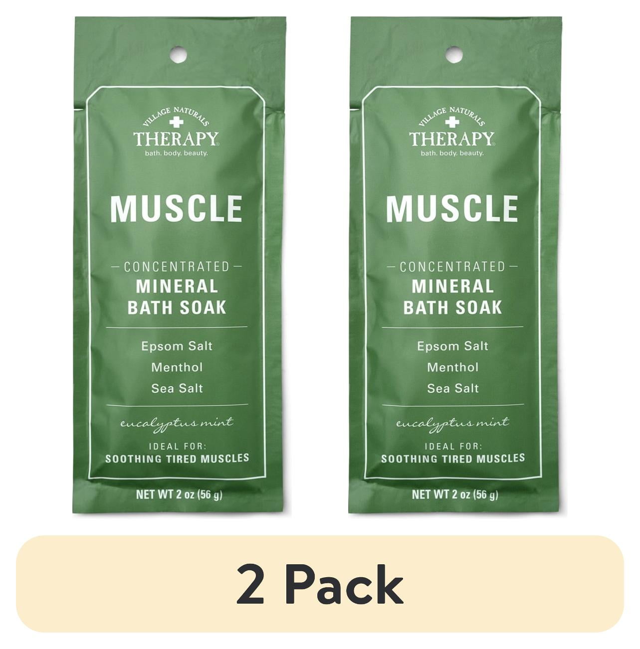 (2 pack) Village Naturals Therapy Muscle Relief Concentrated Mineral ...