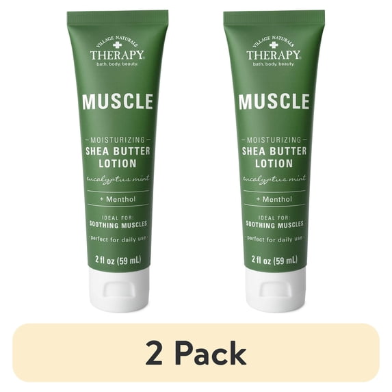 (2 pack) Village Naturals Therapy Muscle Relief Hand & Body Lotion ...