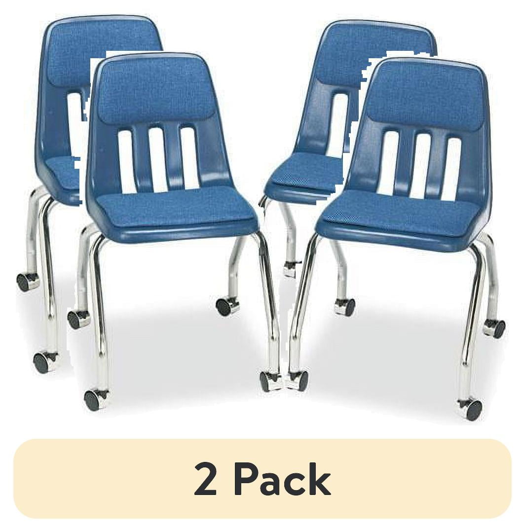 (2 pack) Virco Padded Teacher's Chairs - 18.63" x 21" x 30" - Fabric ...