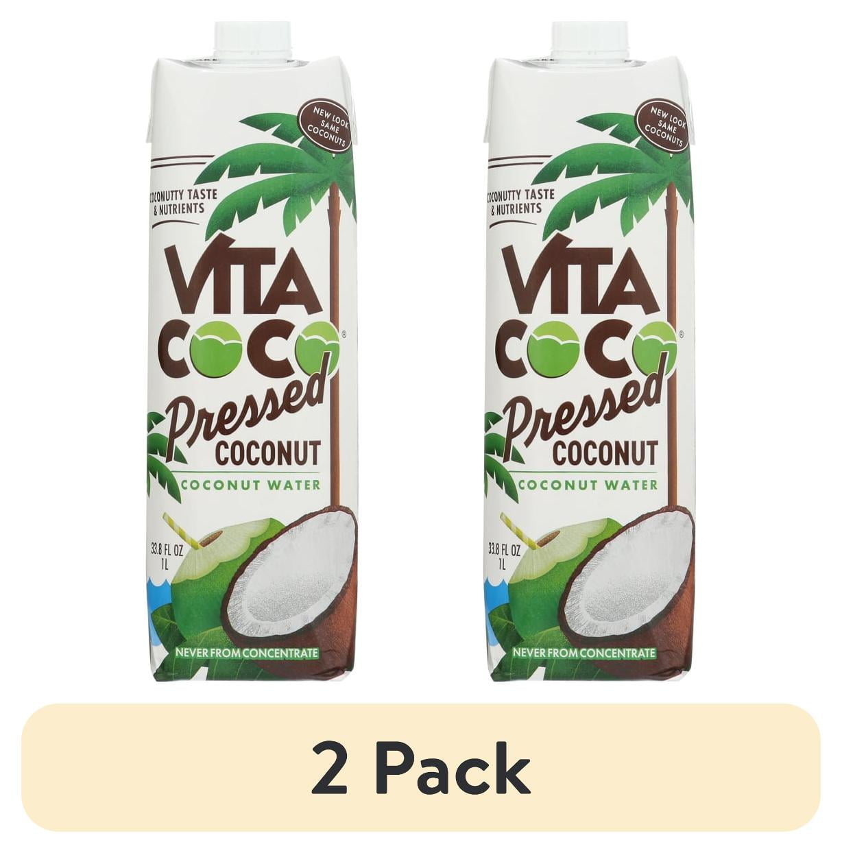(2 pack) Vita Coco Extra Coconut Coconut Water, 1 Liter - Walmart.com