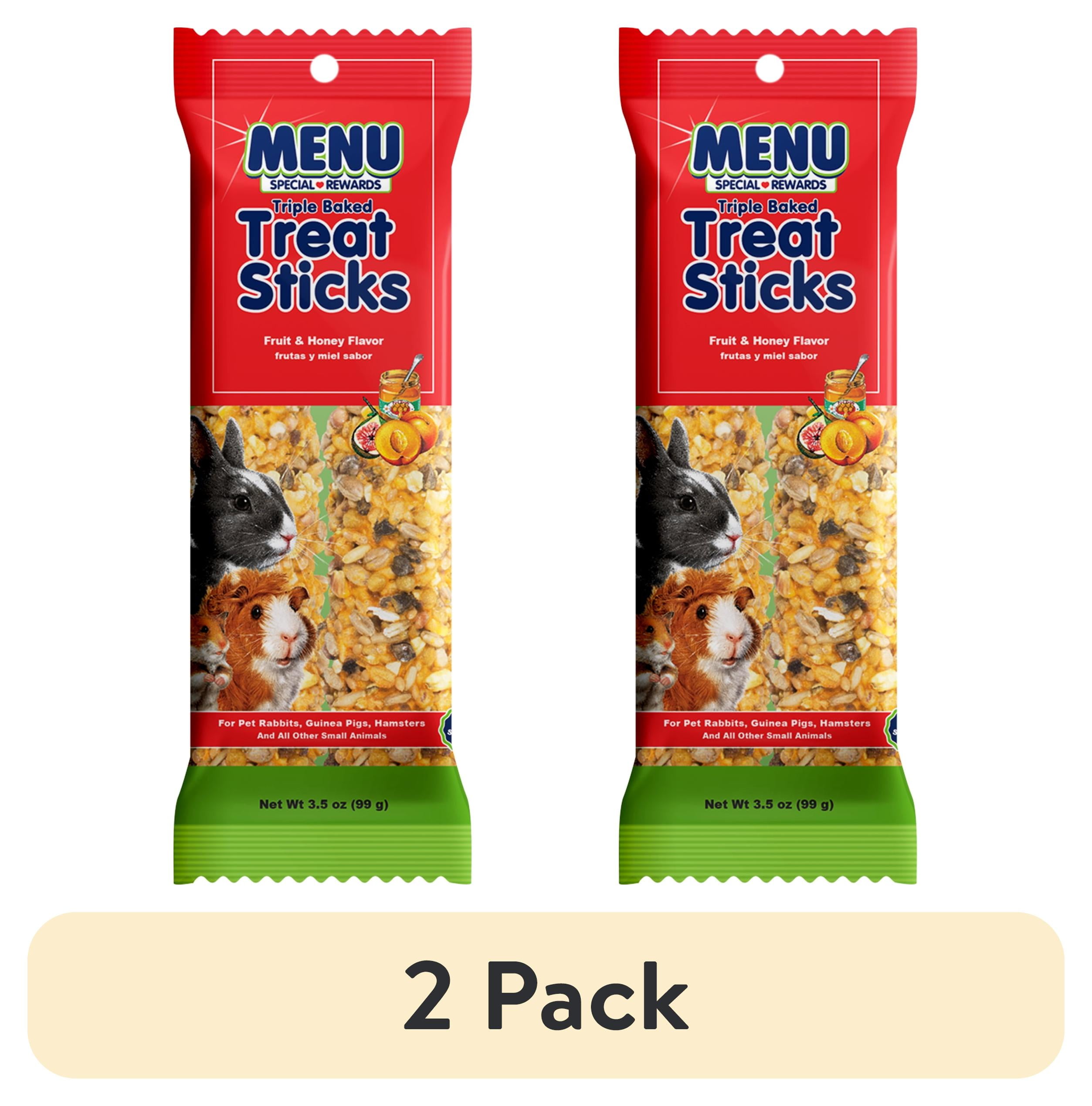 (2 pack) Vitakraft Menu Crunch Sticks Chewable Treat for Rabbits ...