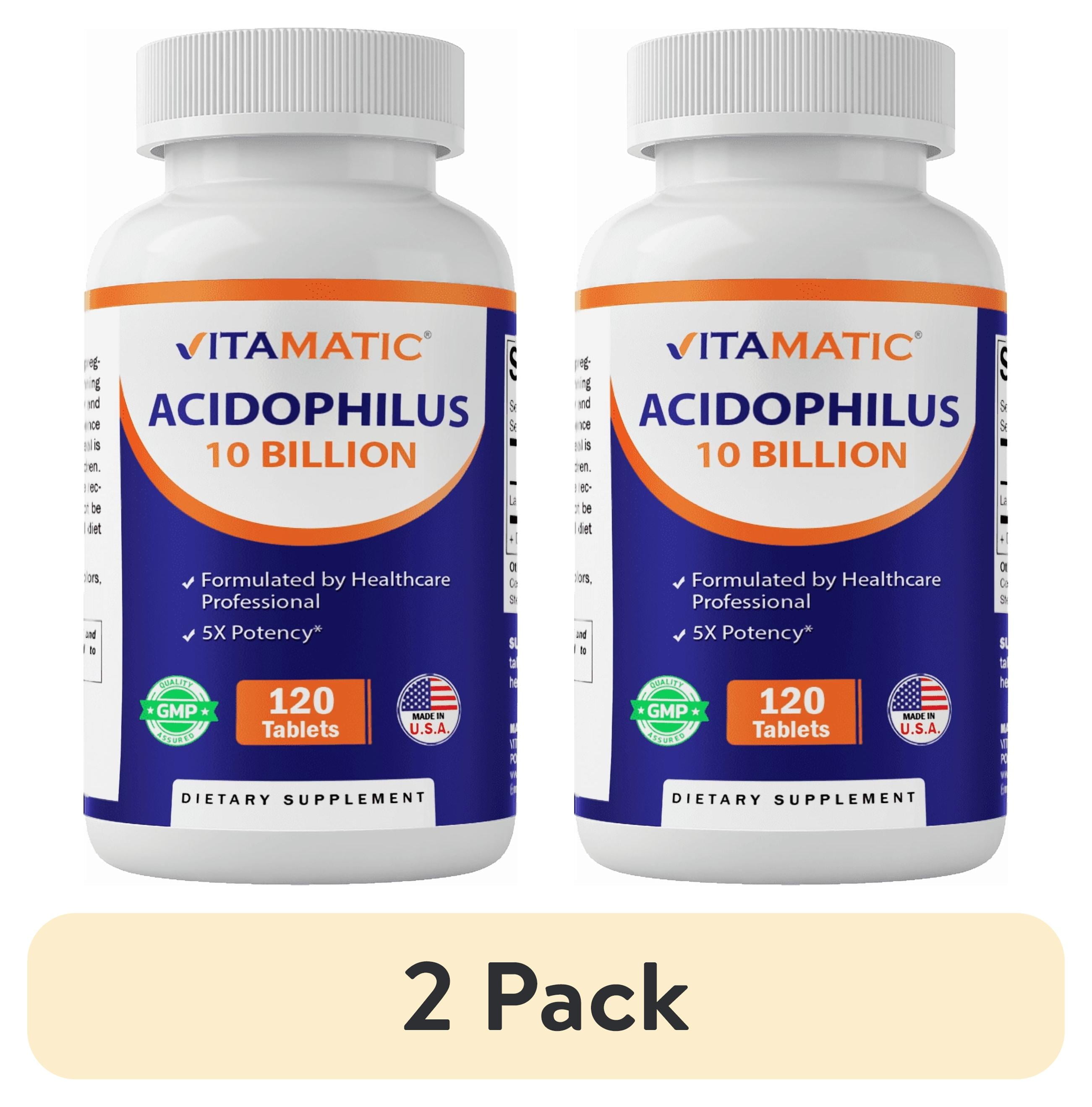 Customer reviews for (2 pack) Vitamatic Acidophilus Probiotic - 10 ...